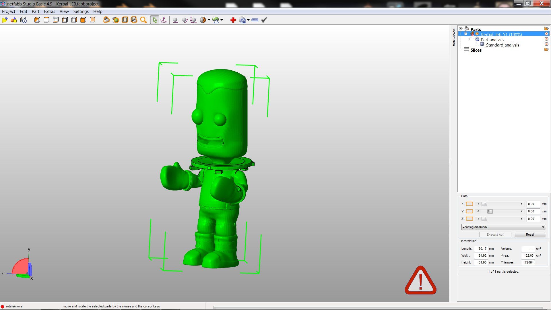3D Printed Kerbal Figurine (Kerbal Space Program) : 6 Steps (with ...