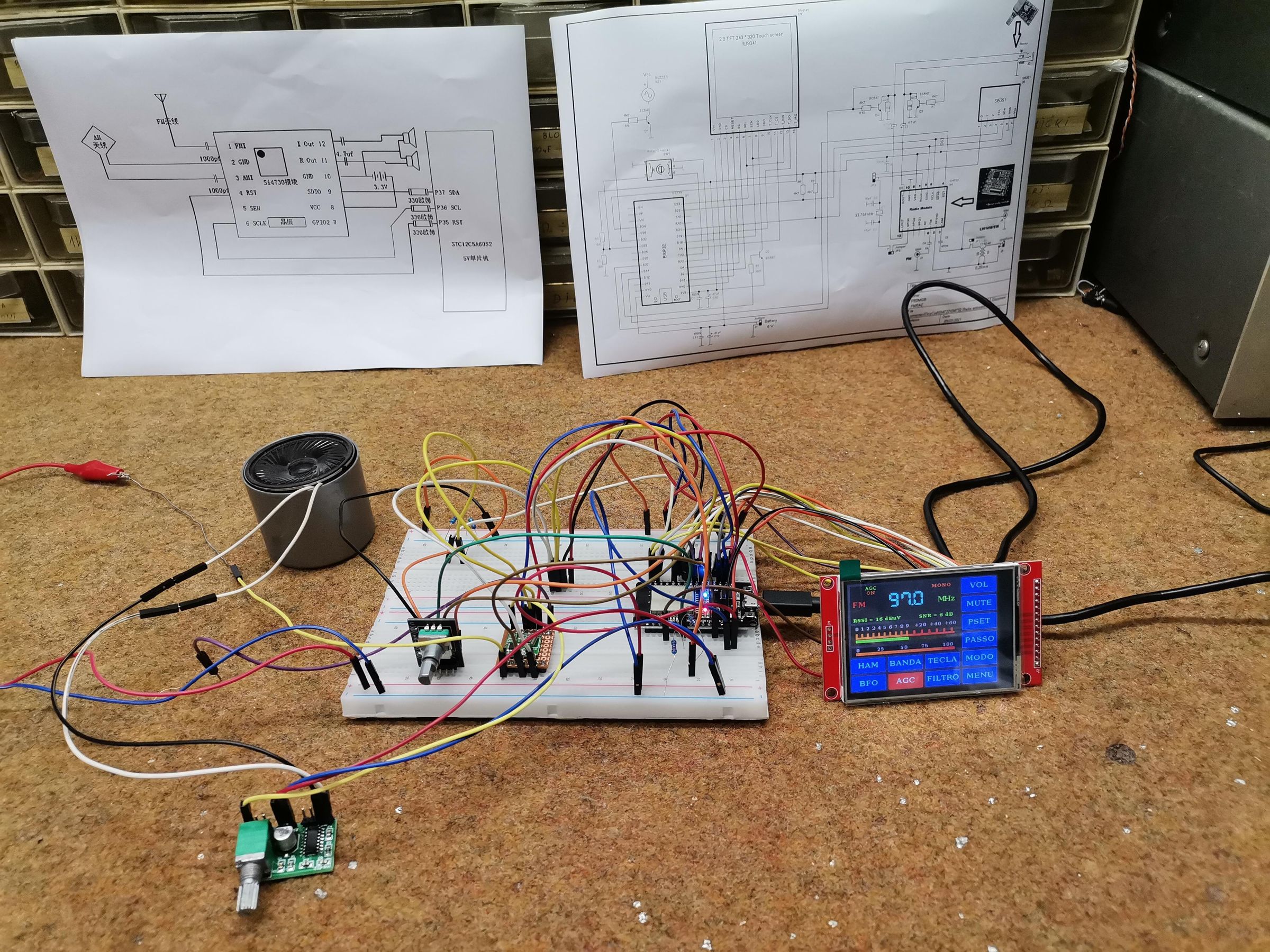 DIY Si47xx All Band DSP Radio With 2.8 Inch Touch TFT Display : 4 Steps - Instructables