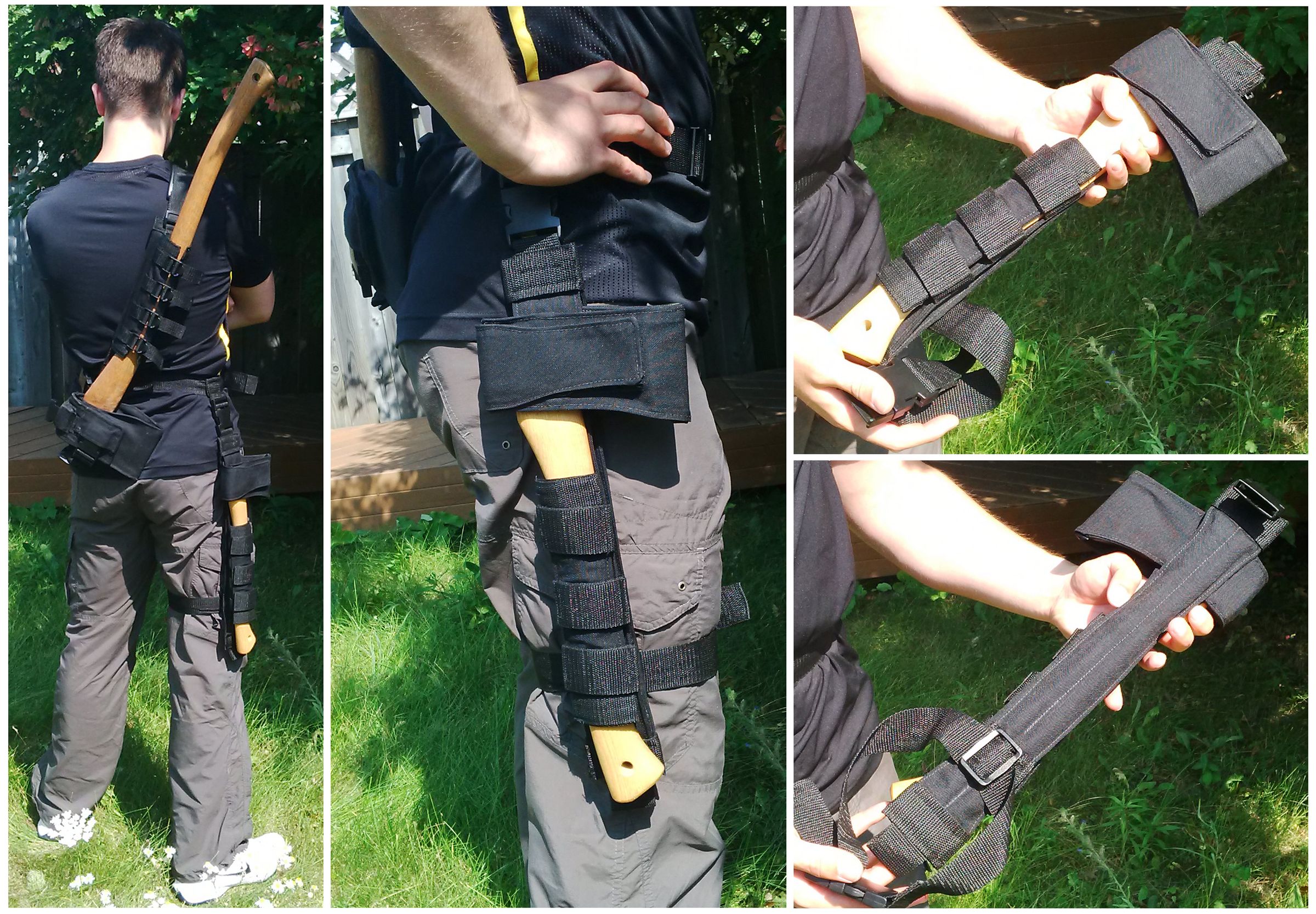 Quick-Release Hatchet Holster : 7 Steps - Instructables