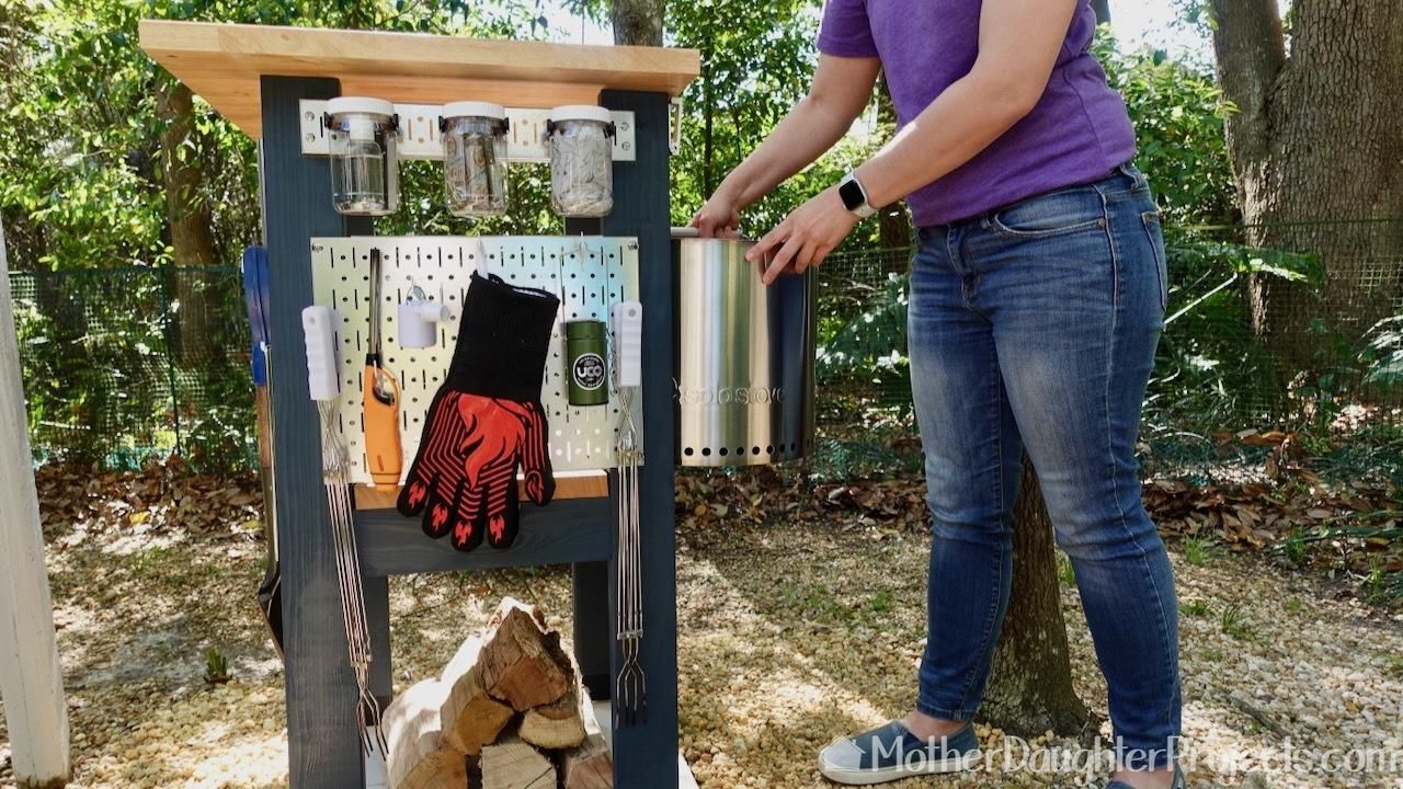 Outdoor Storage Station for Solo Stove : 4 Steps (with Pictures ...