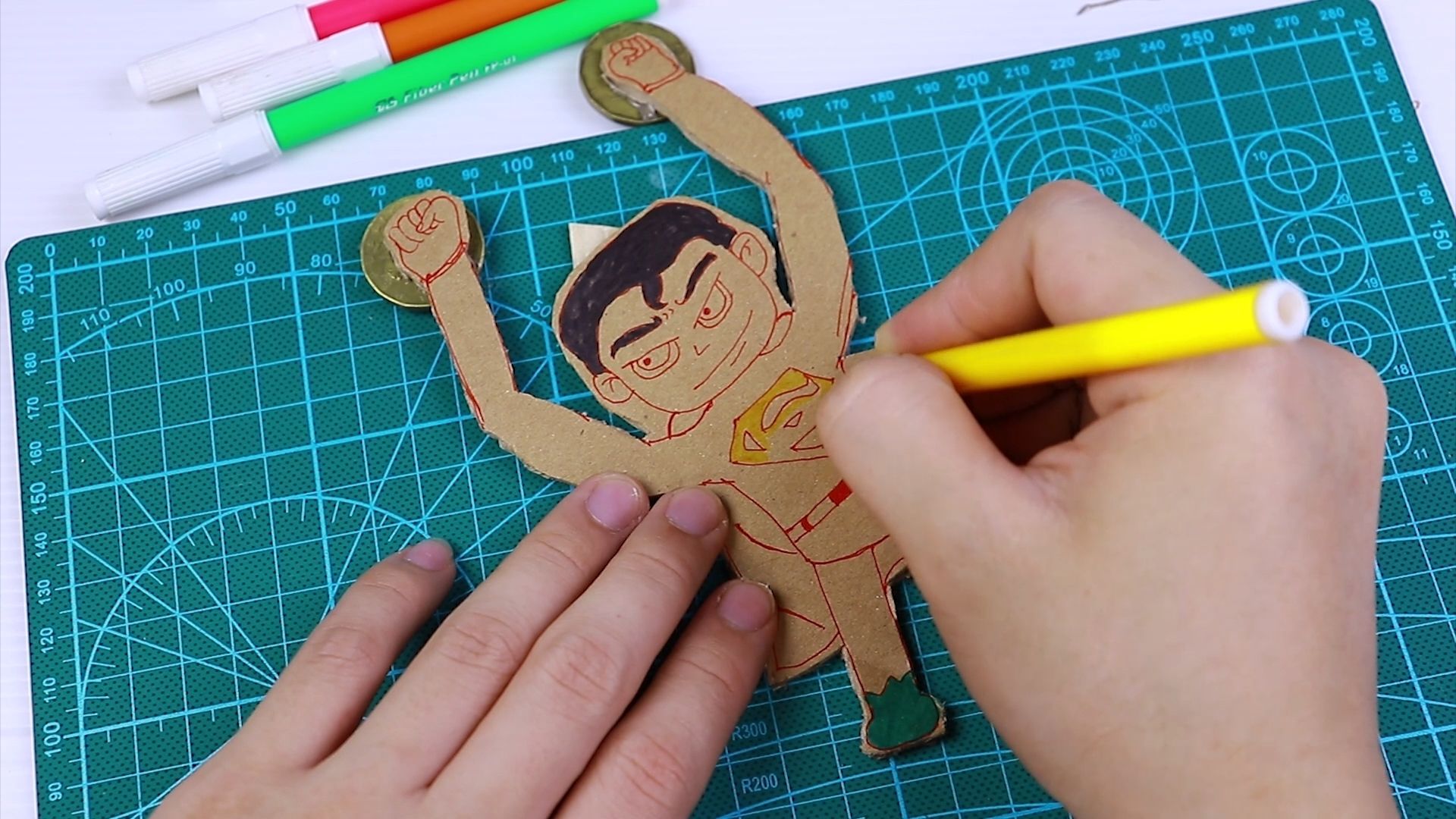 Make MAGIC SUPERMAN Balance From Cardboard : 7 Steps (with Pictures ...