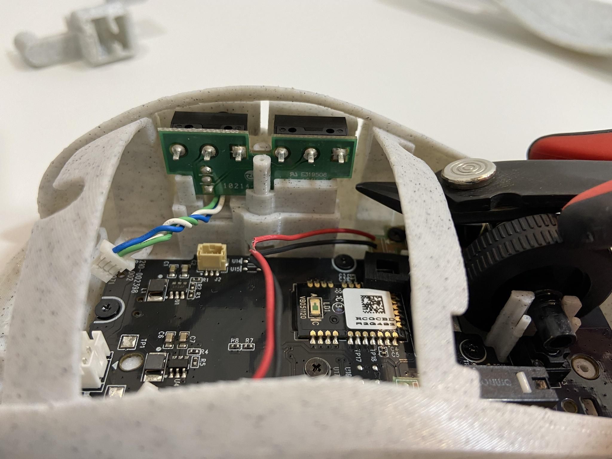 ZS-J1, 3D Printed Asymmetric Wireless Claw Biased Mouse Guide ...