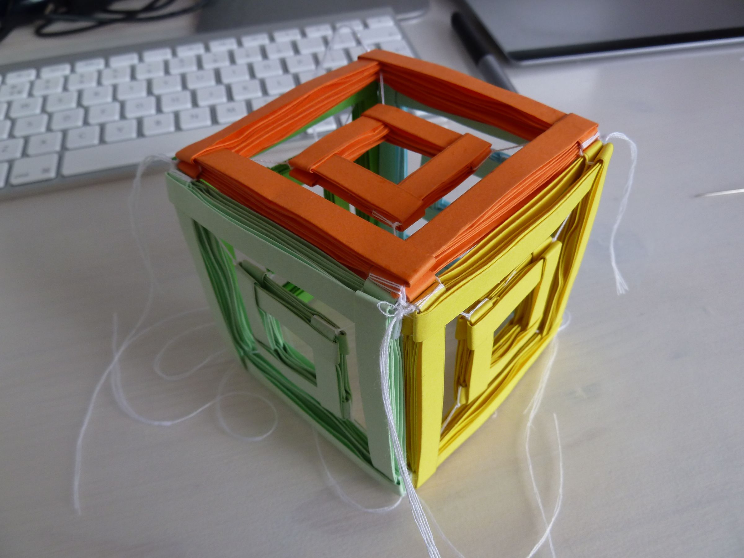 Windowed Paper Cube Lamp : 18 Steps (with Pictures) - Instructables
