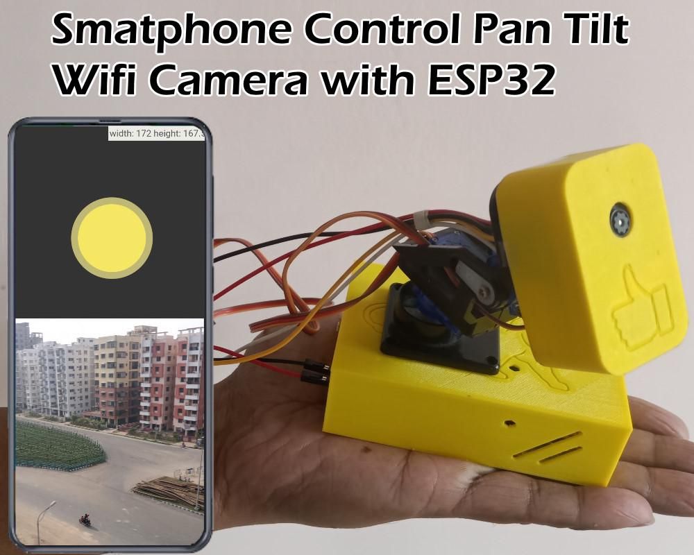 Pan Tilt Wifi Camera Controlled by Smartphone With ESP32 : 5 Steps - Instructables