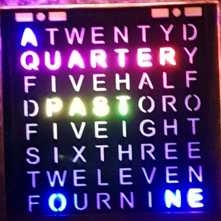 Budget Arduino RGB Word Clock! : 7 Steps (with Pictures) - Instructables