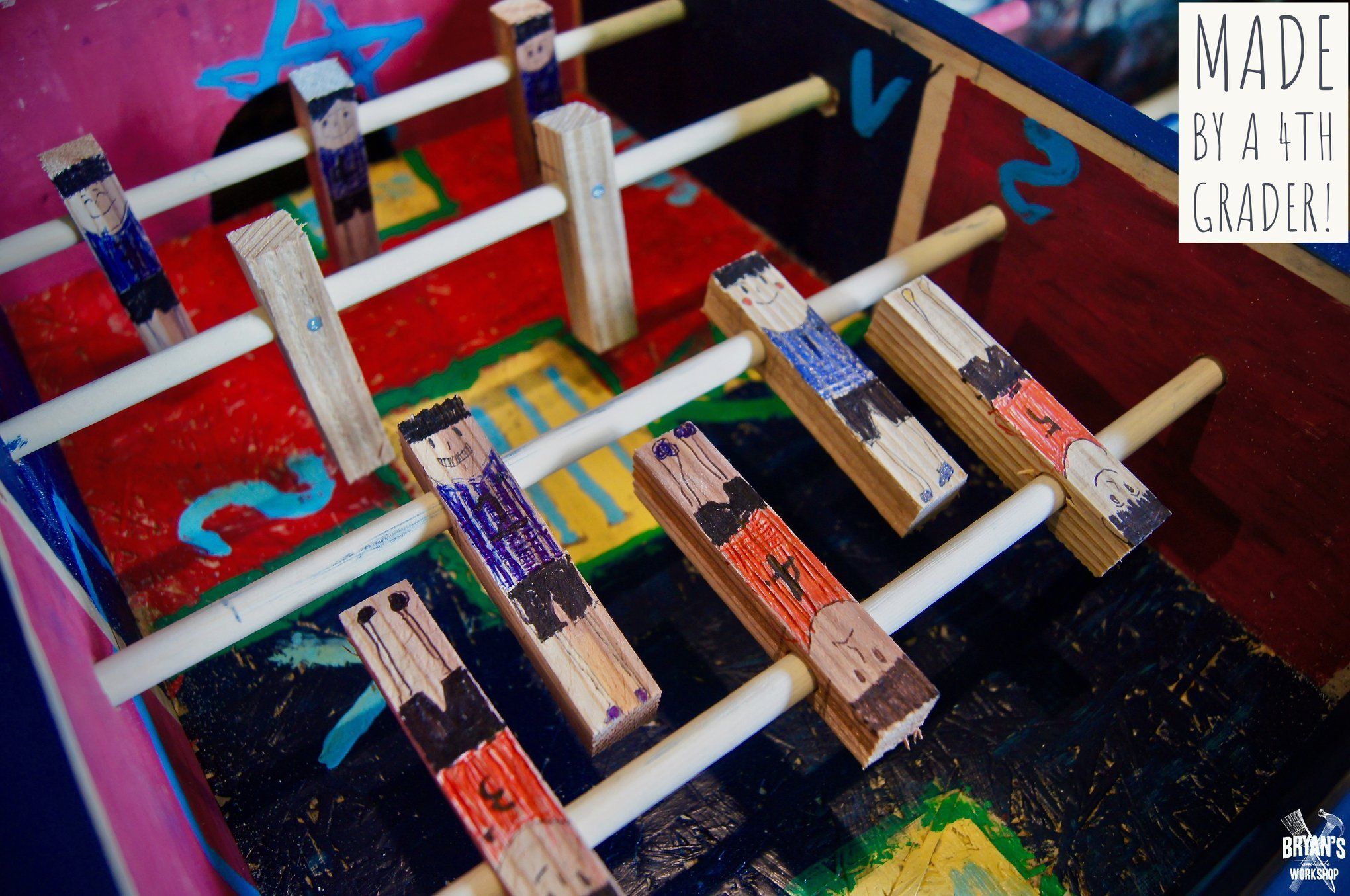 Mini Wooden Foosball Box Project! : 6 Steps (with Pictures) - Instructables