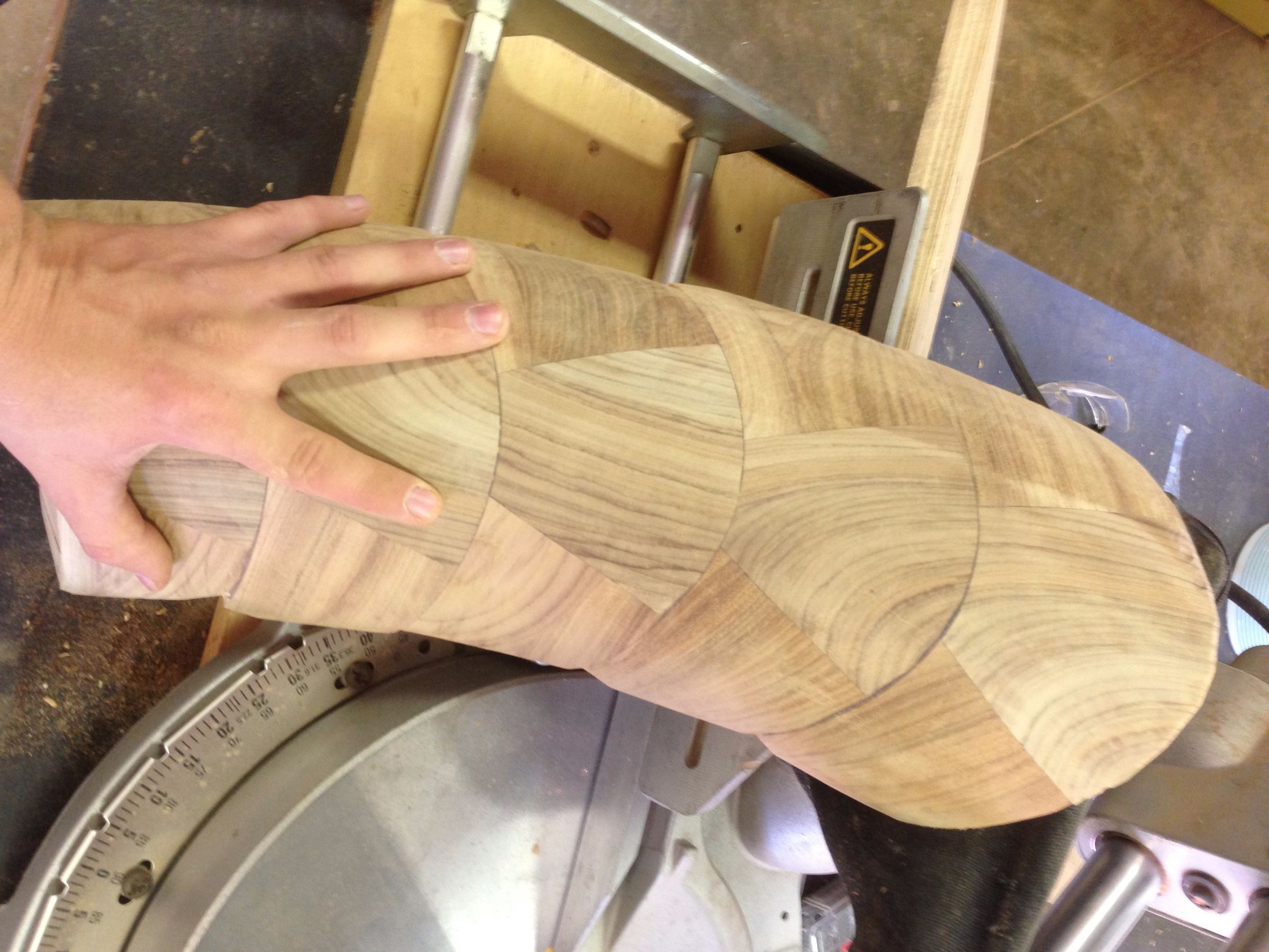 Inlayed Wood Scales on Spiral Staircase : 8 Steps (with Pictures ...