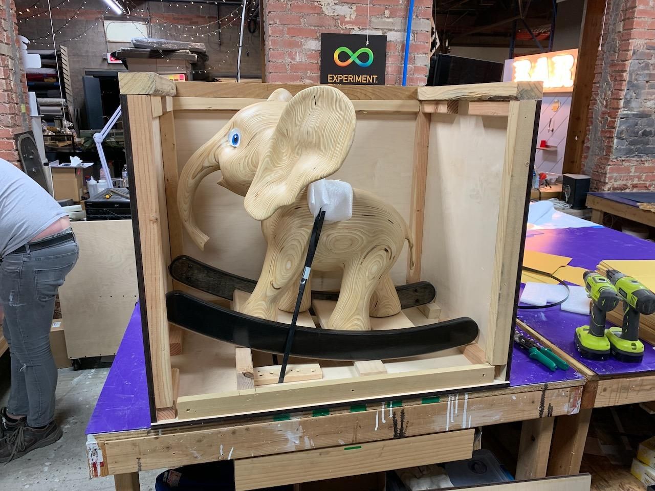 Carved Plywood Rocking Elephant : 9 Steps (with Pictures) - Instructables