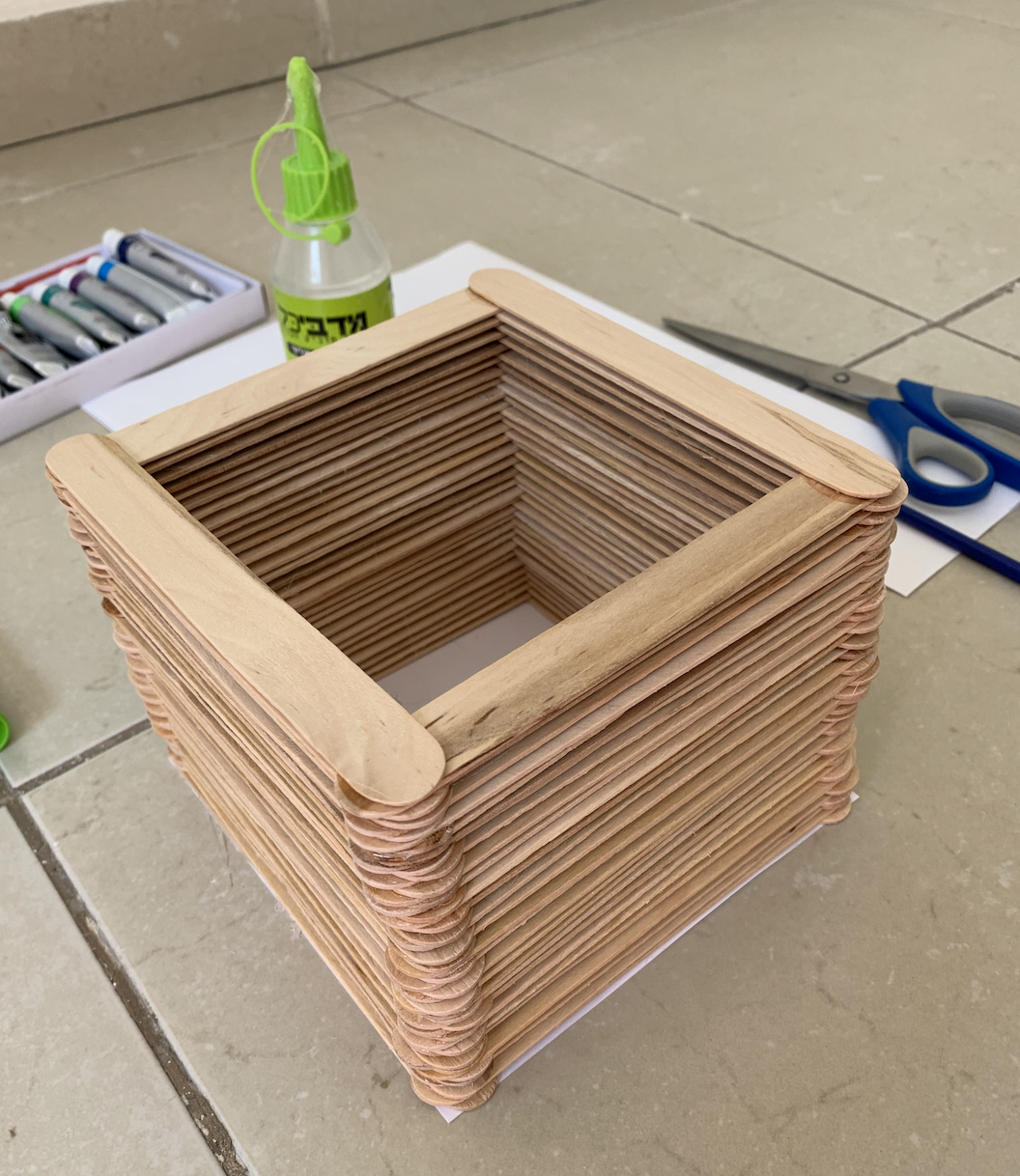 From a Popsicle Stick to Desk Organizer : 5 Steps (with Pictures ...