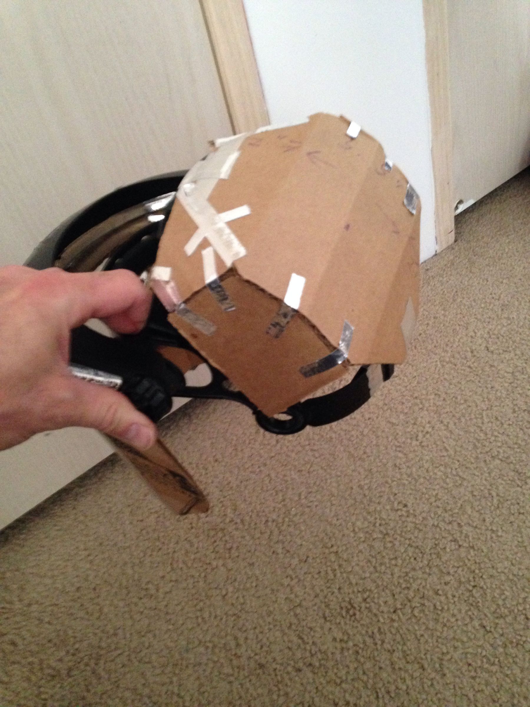 10 Easy Steps to a Cardboard Helmet : 10 Steps - Instructables
