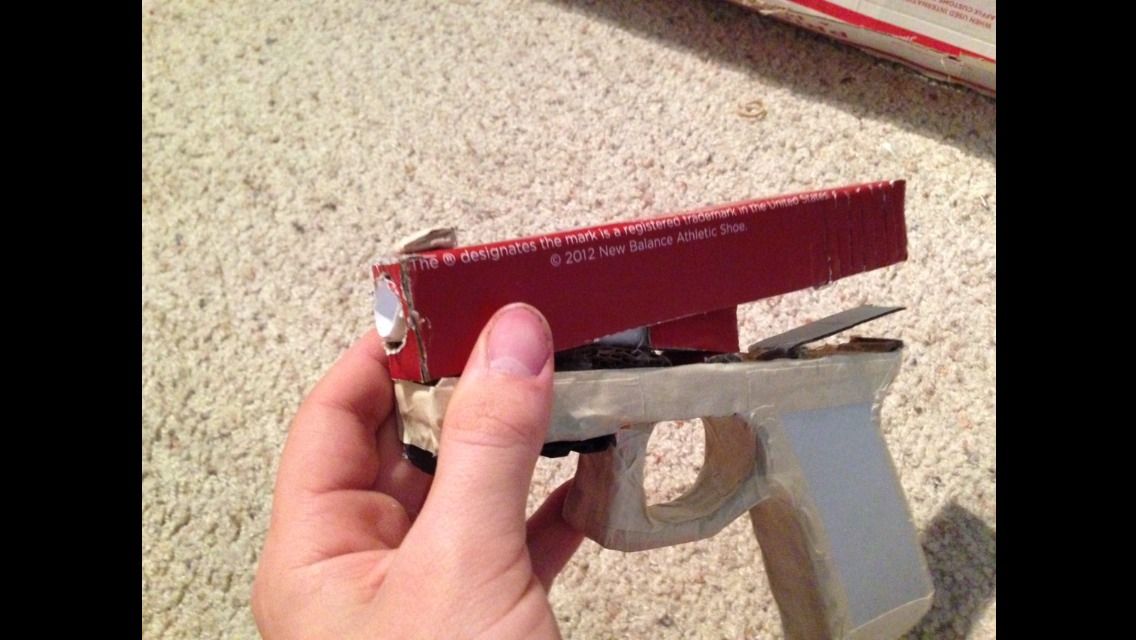 Make a Cardboard Glock With Working Parts : 9 Steps - Instructables