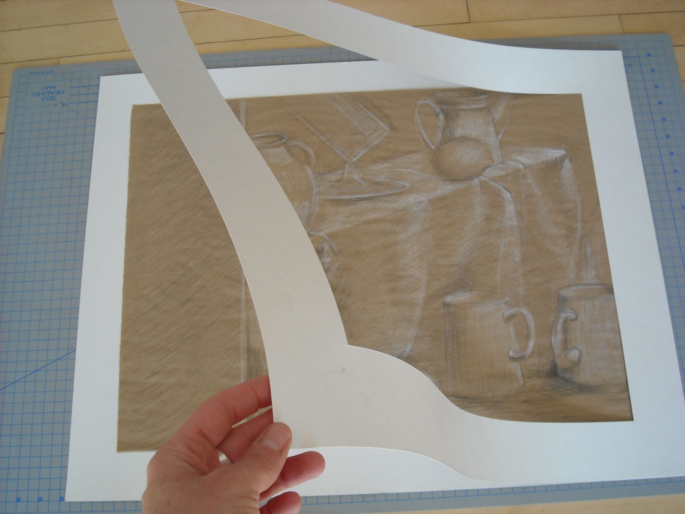 How to Make a Window Mat for Your Artwork : 6 Steps (with Pictures ...
