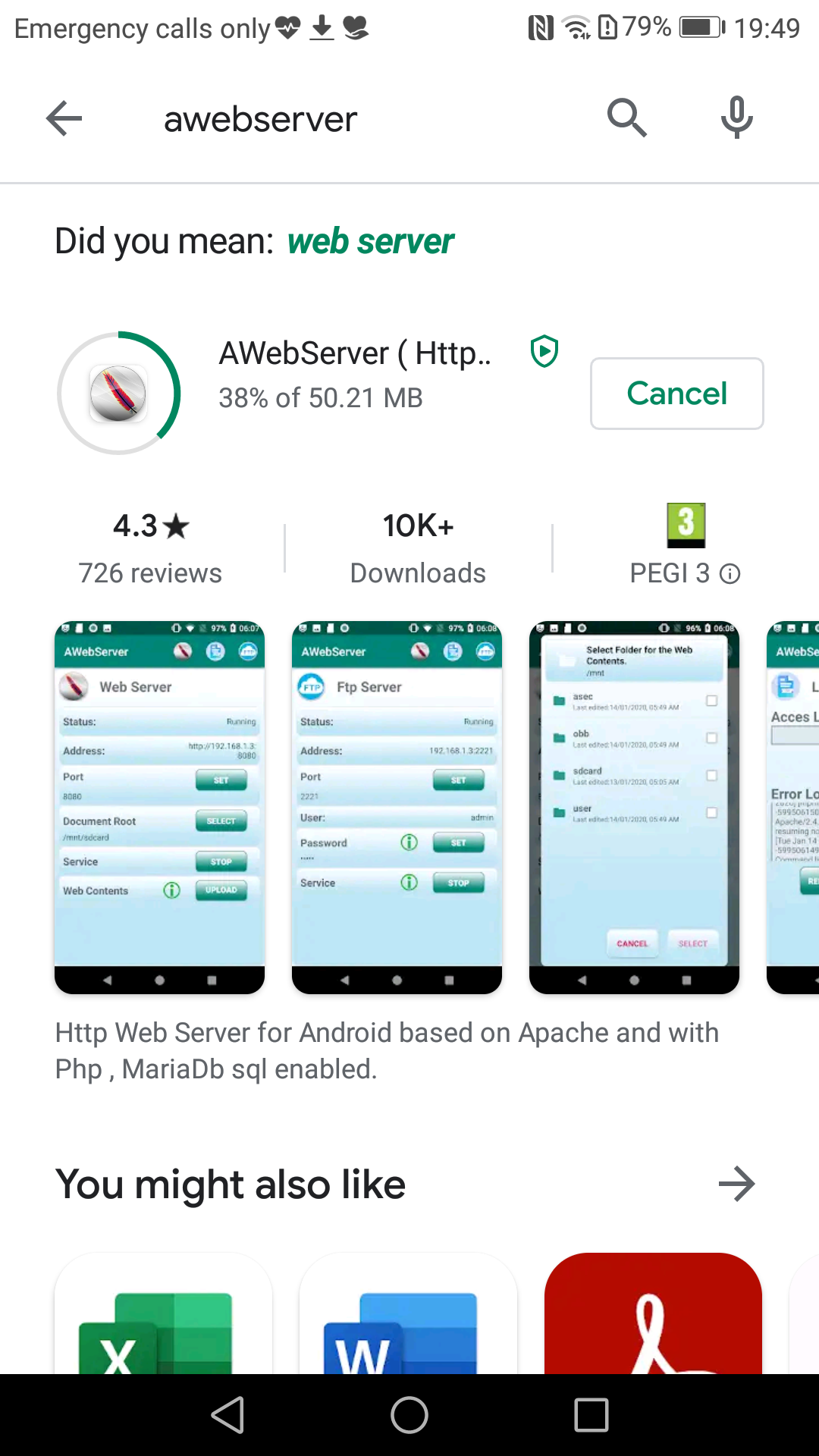 Old Android Phone to WebServer : 5 Steps - Instructables