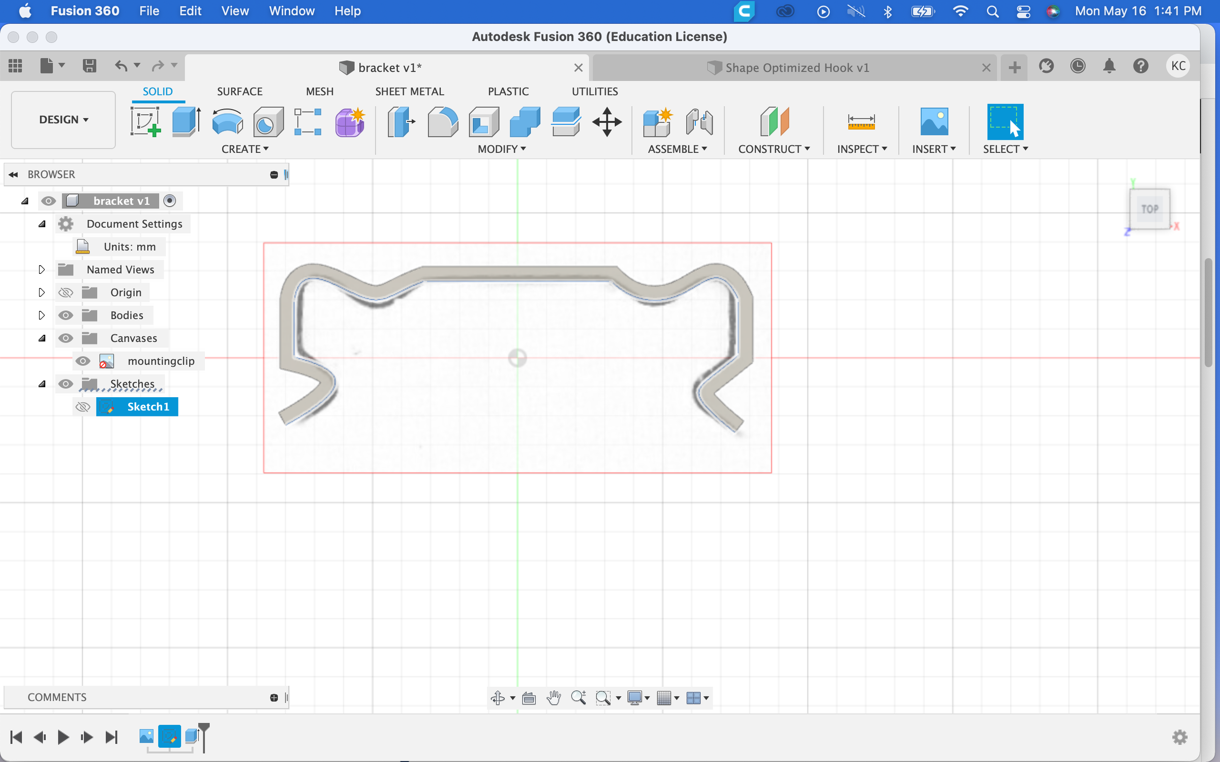 Week 7: Fusion 360 Shape Optimization + Generative Design : 3 Steps ...
