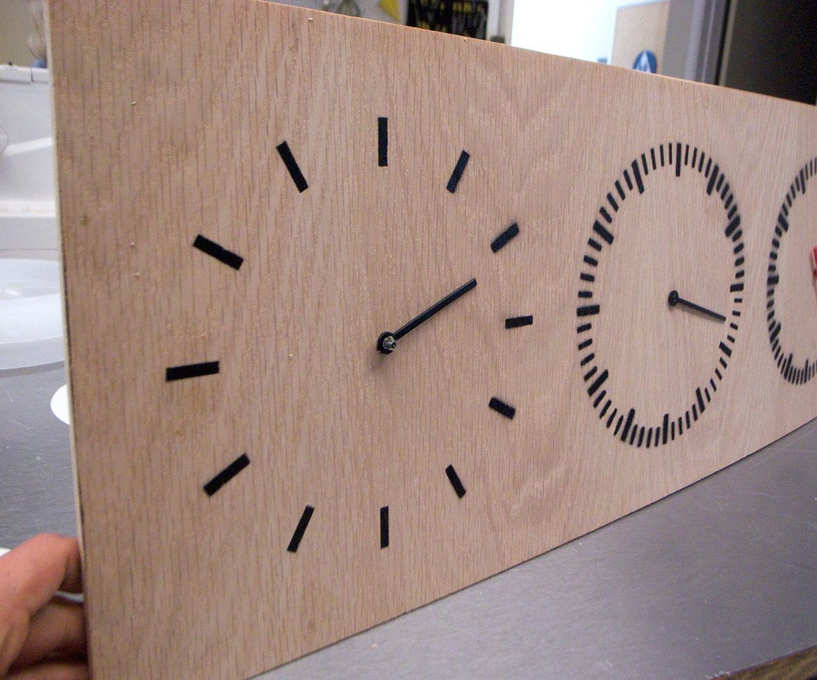 Three Part Clock : 6 Steps (with Pictures) - Instructables