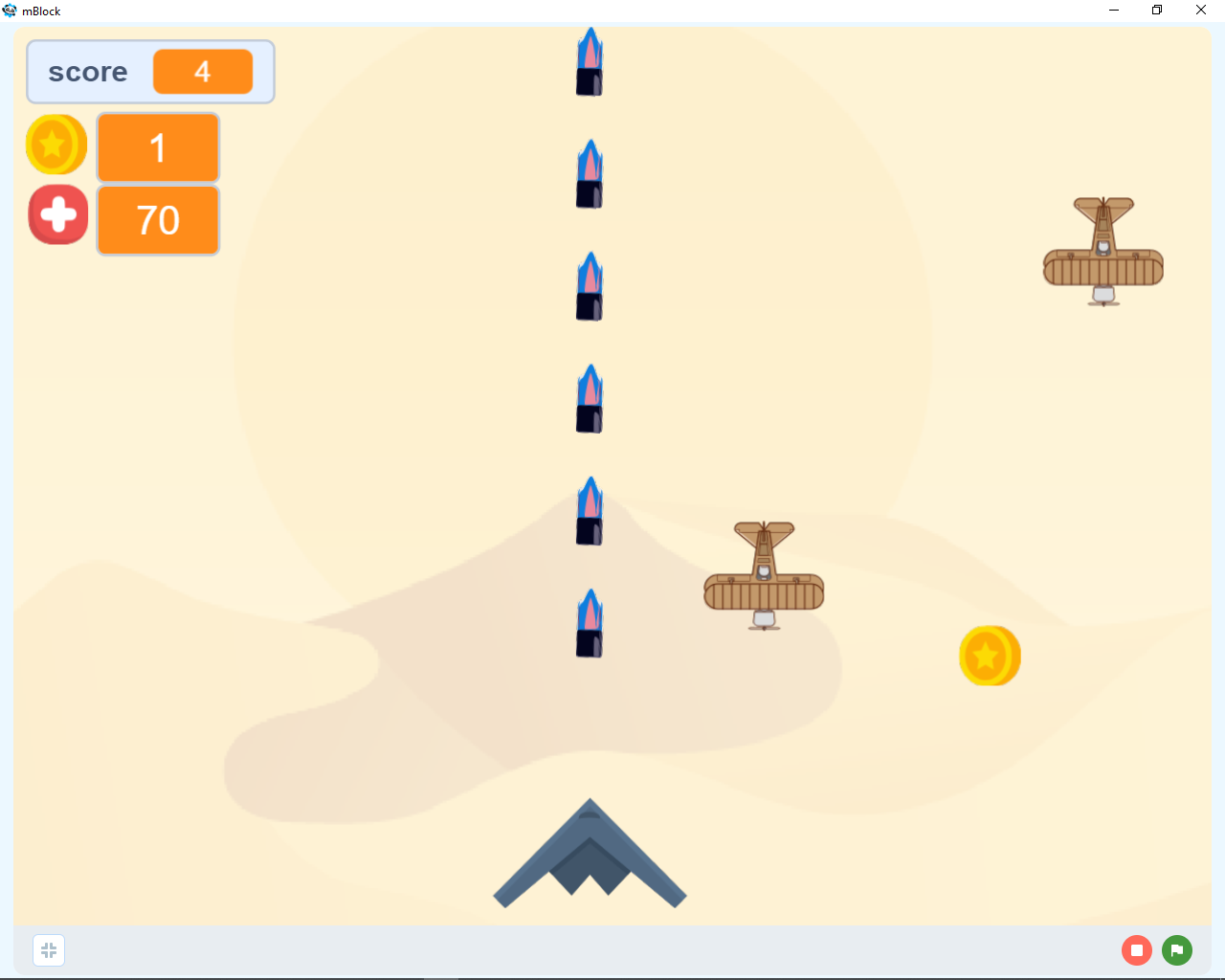 Airplane Warfare Game in MBlock : 8 Steps - Instructables