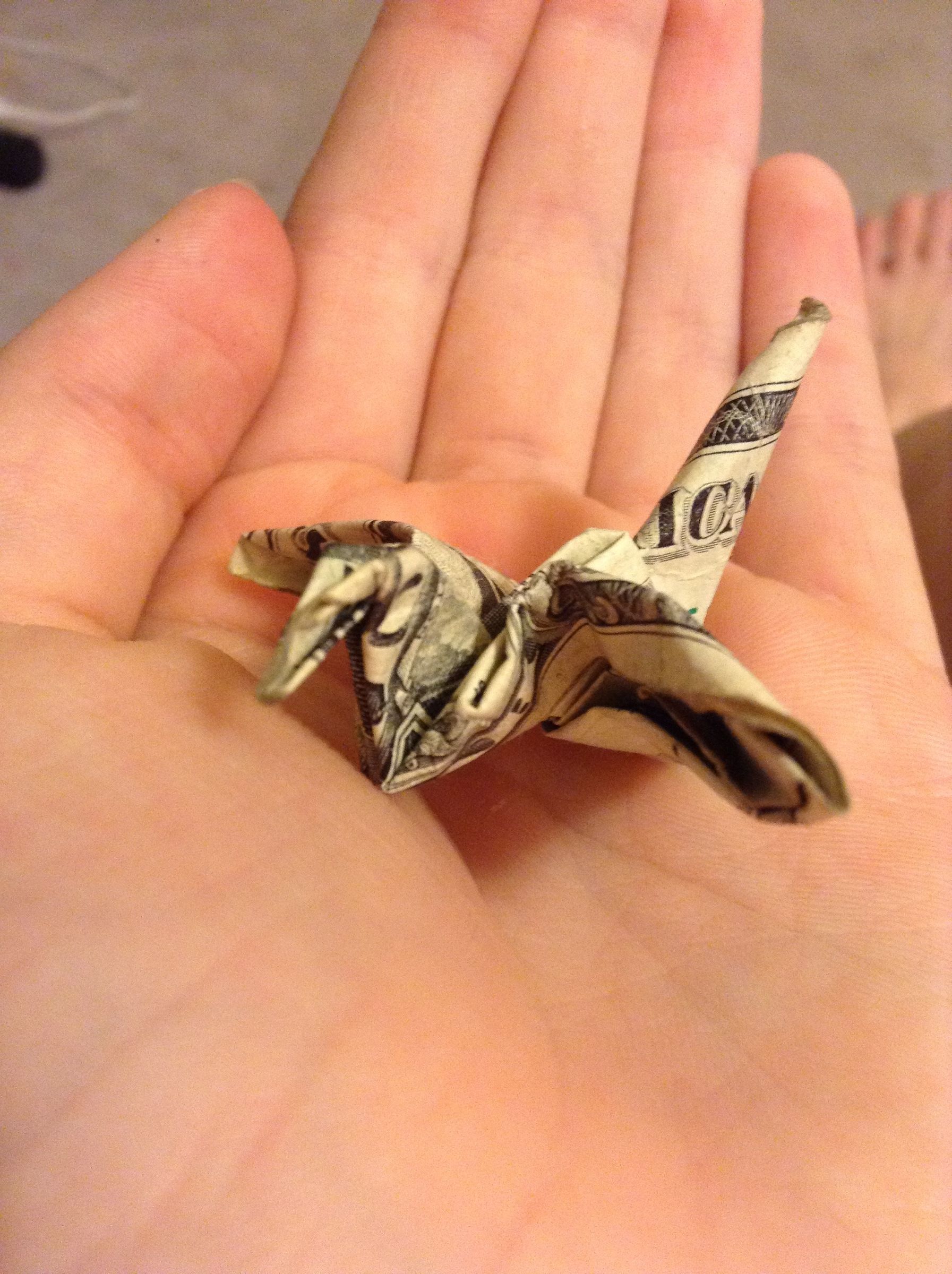 Origami Using Money : 14 Steps - Instructables