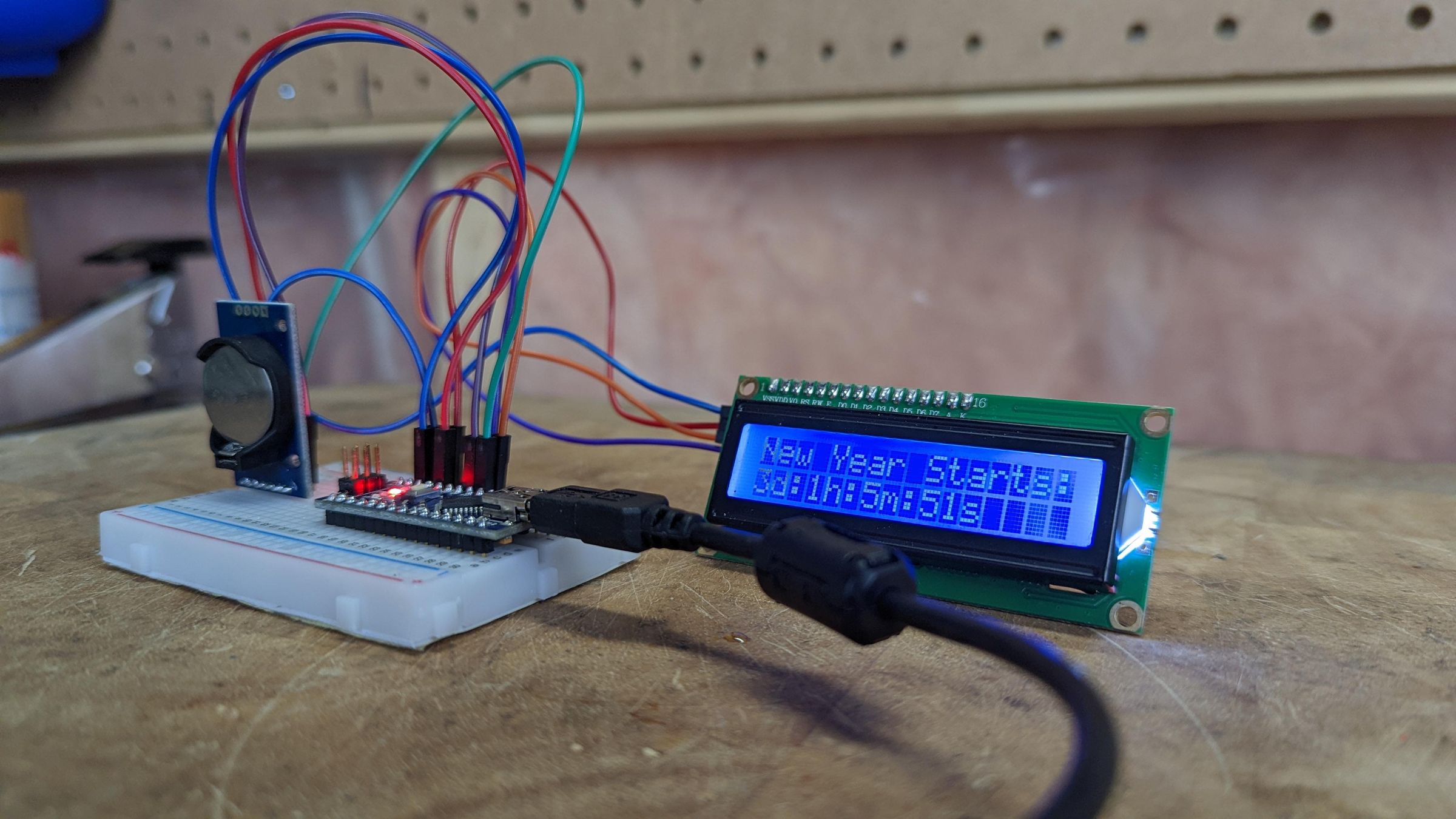 Arduino New Year Countdown Clock : 4 Steps - Instructables