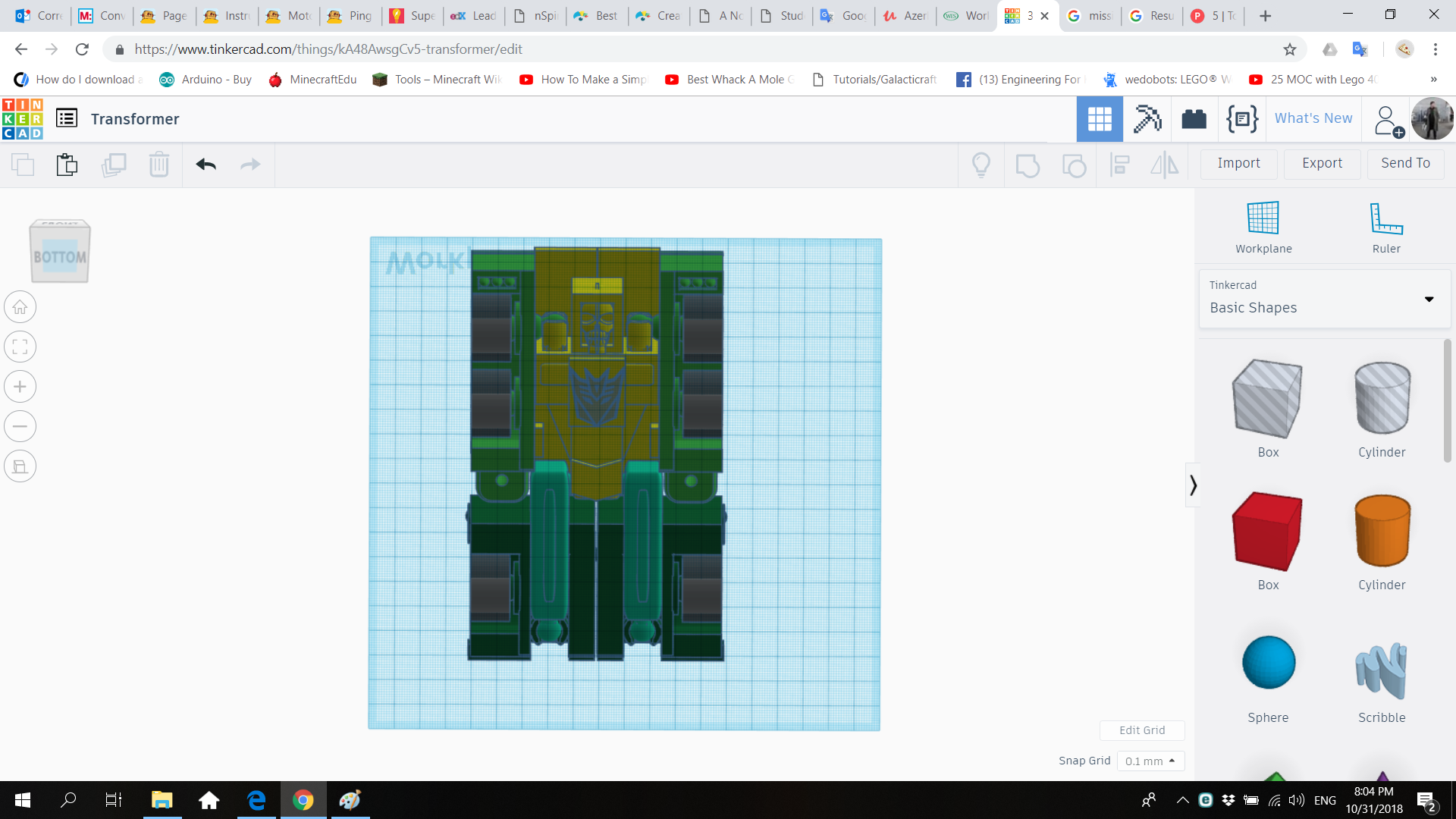 Creating a Transformer With Tinkercad : 15 Steps (with Pictures ...