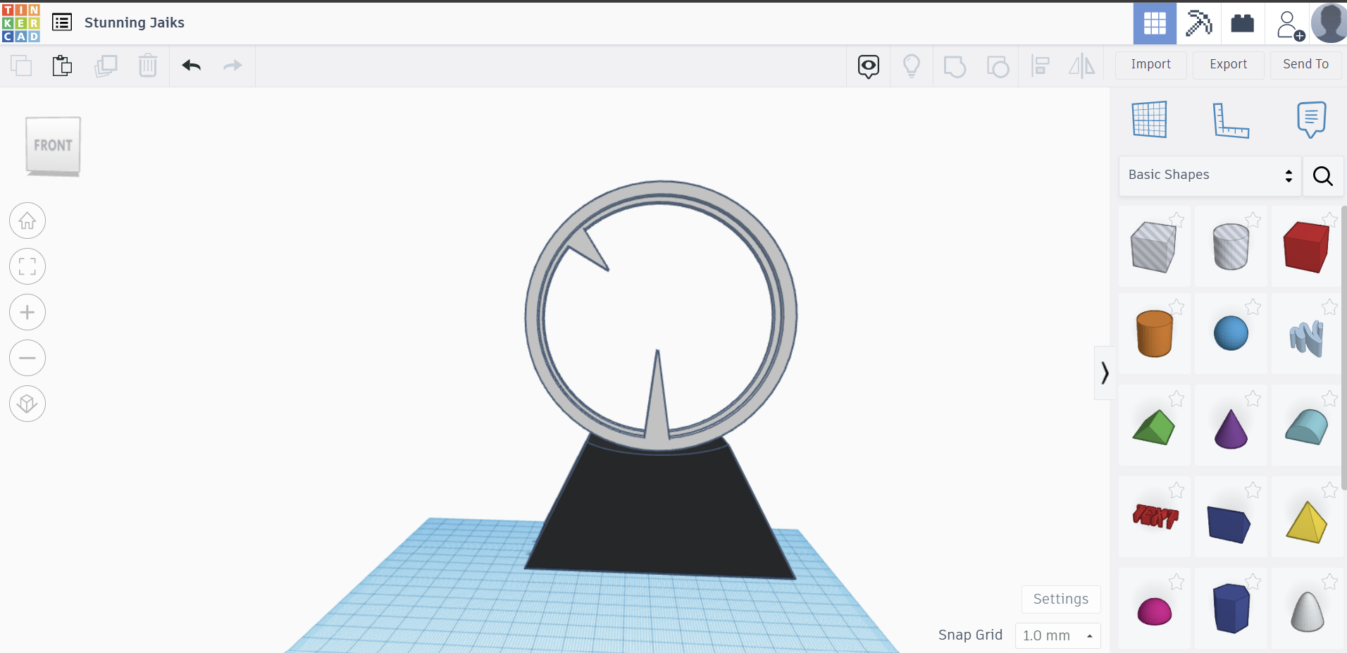 3D Printed Hollow Clock [Tinkercad] : 11 Steps (with Pictures ...