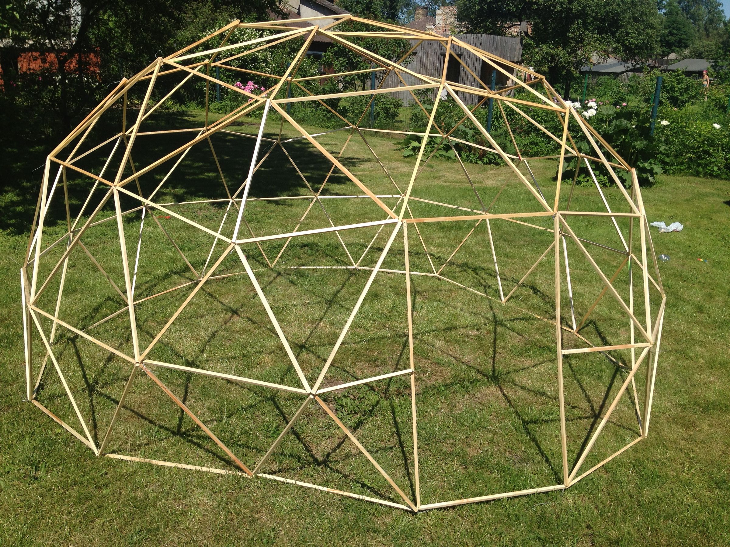 Greenhouse - Geodesic Dome : 9 Steps (with Pictures) - Instructables