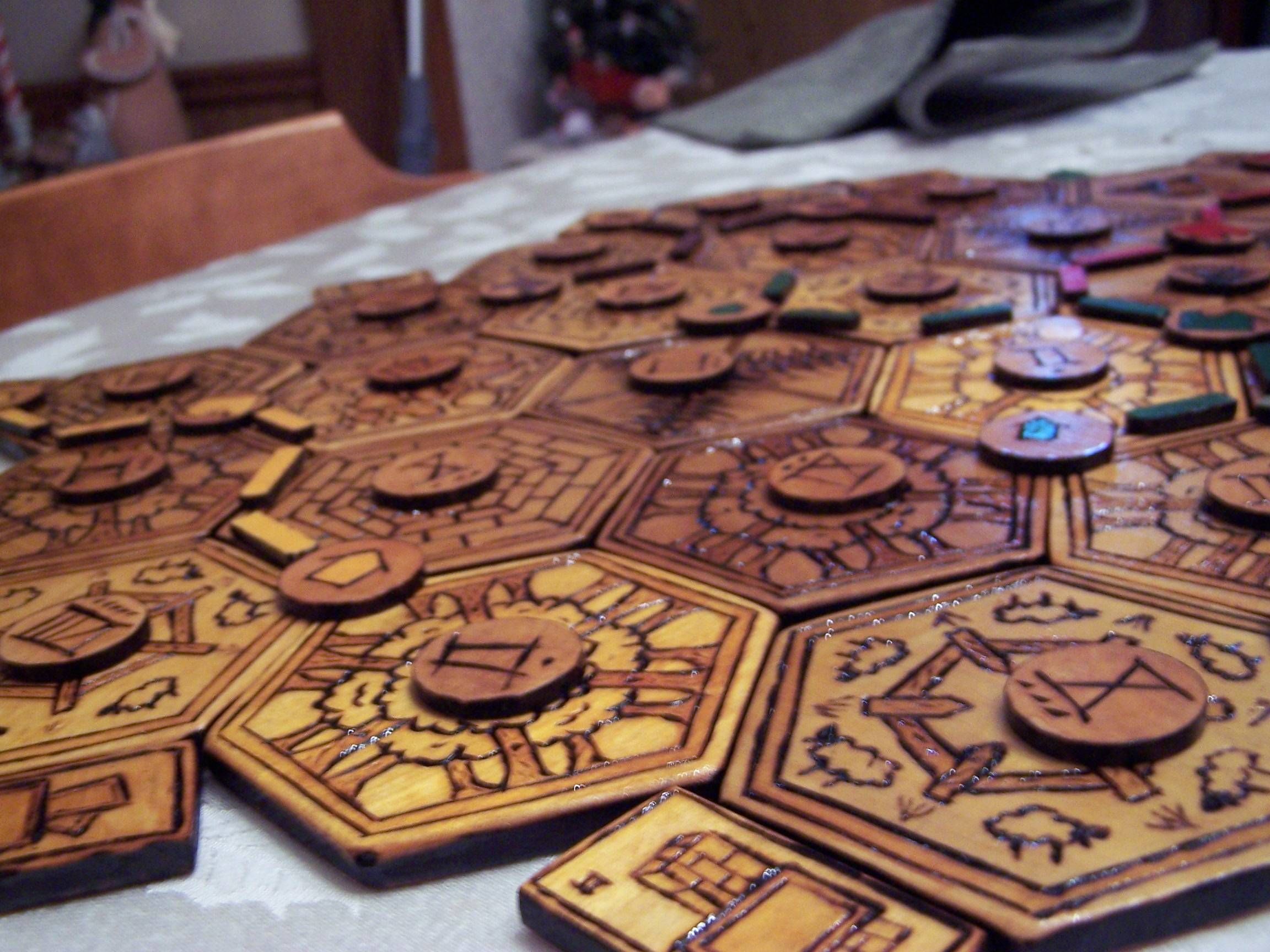 Wood Burned Settlers of Catan Board : 5 Steps (with Pictures ...
