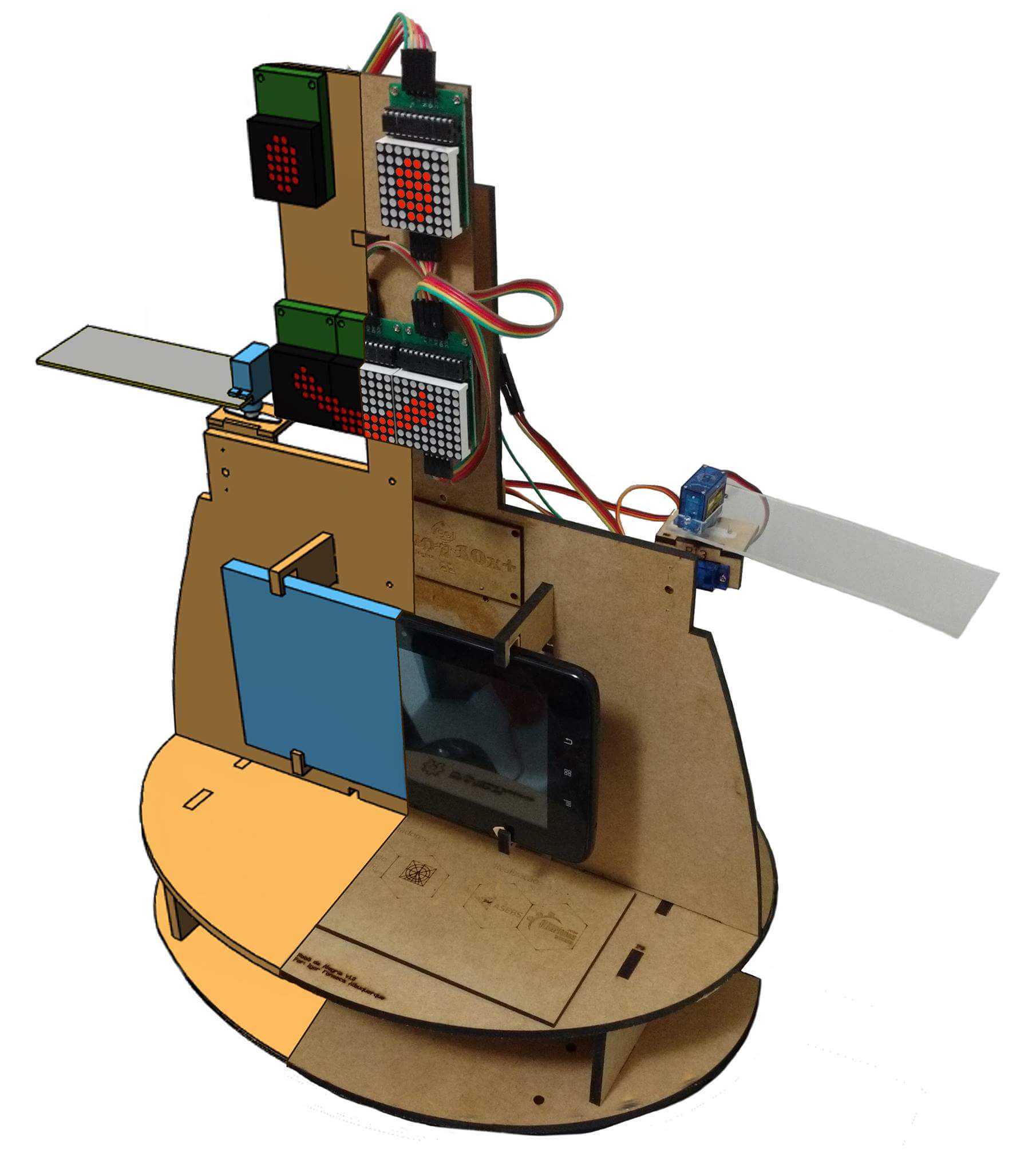 Joy Robot (Robô Da Alegria) - Open Source 3D Printed, Arduino Powered ...