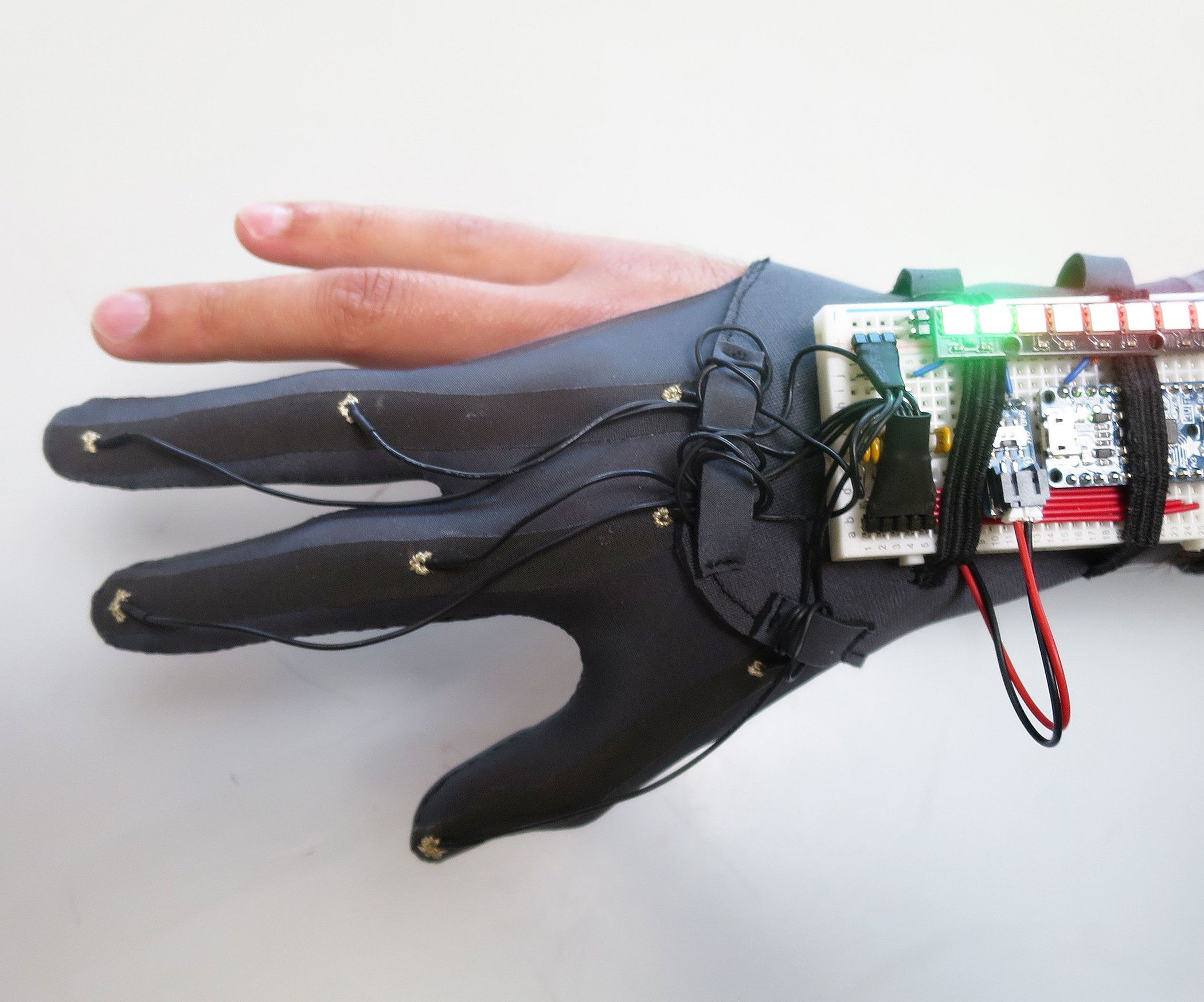 DIY Glove Controller With E-Textile Sensors : 14 Steps (with Pictures ...