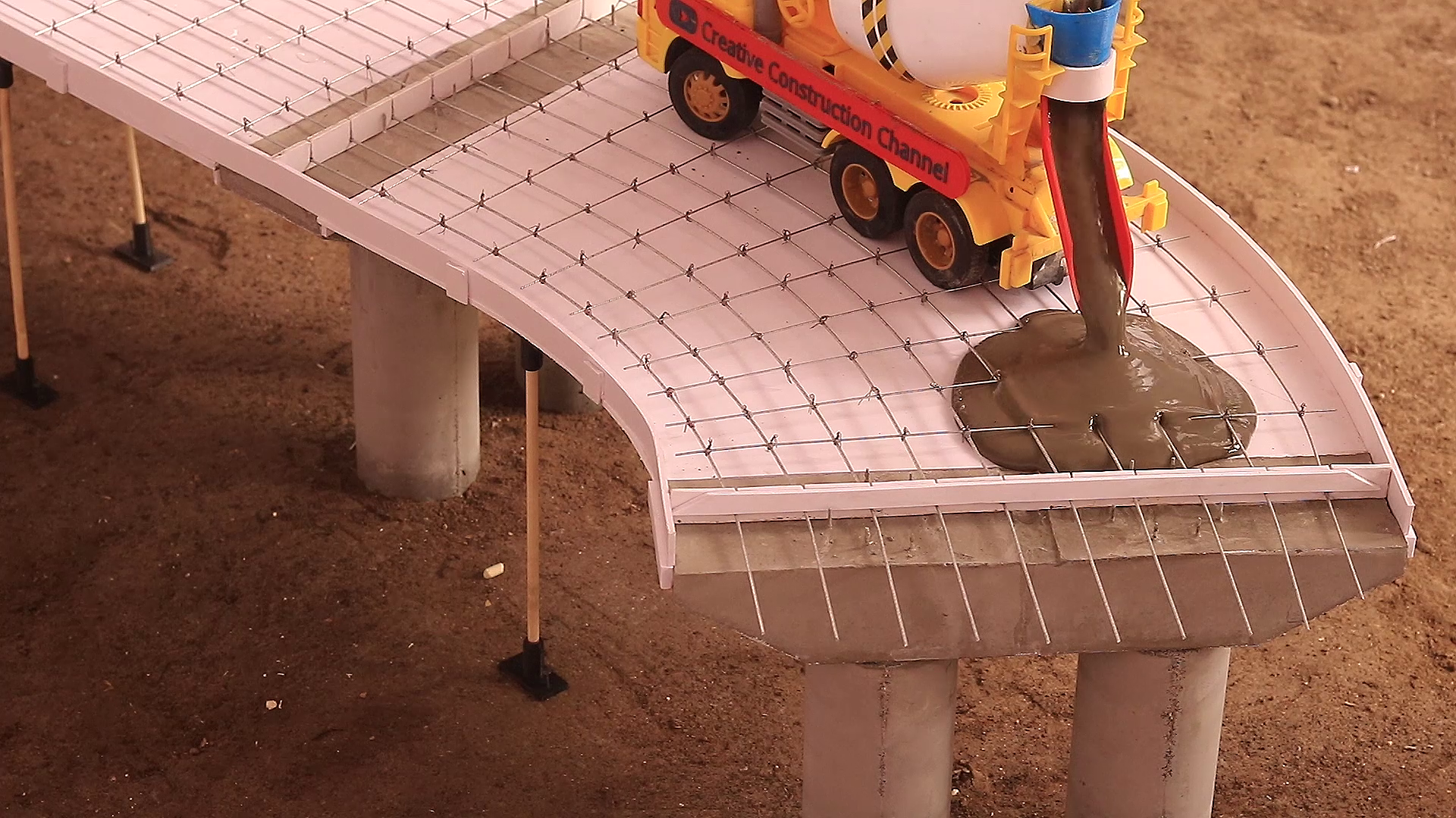 Miniature Concrete Bridge Construction : 16 Steps (with Pictures ...