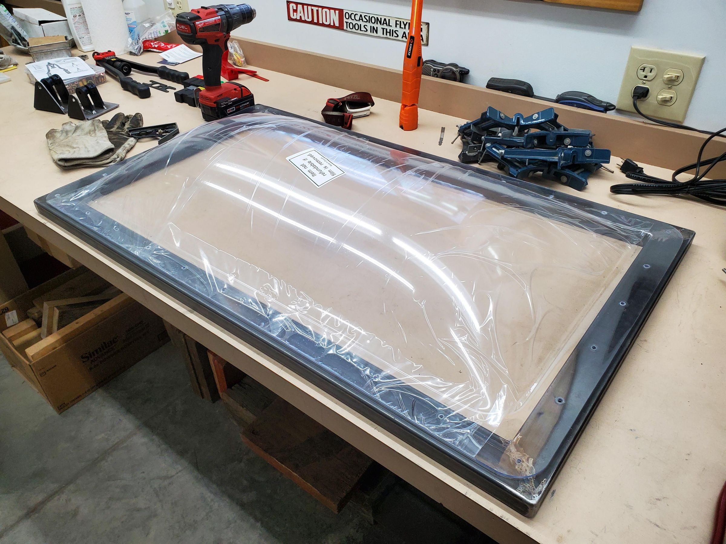 Custom Skylight Frame Installation for a Van Conversion : 13 Steps ...