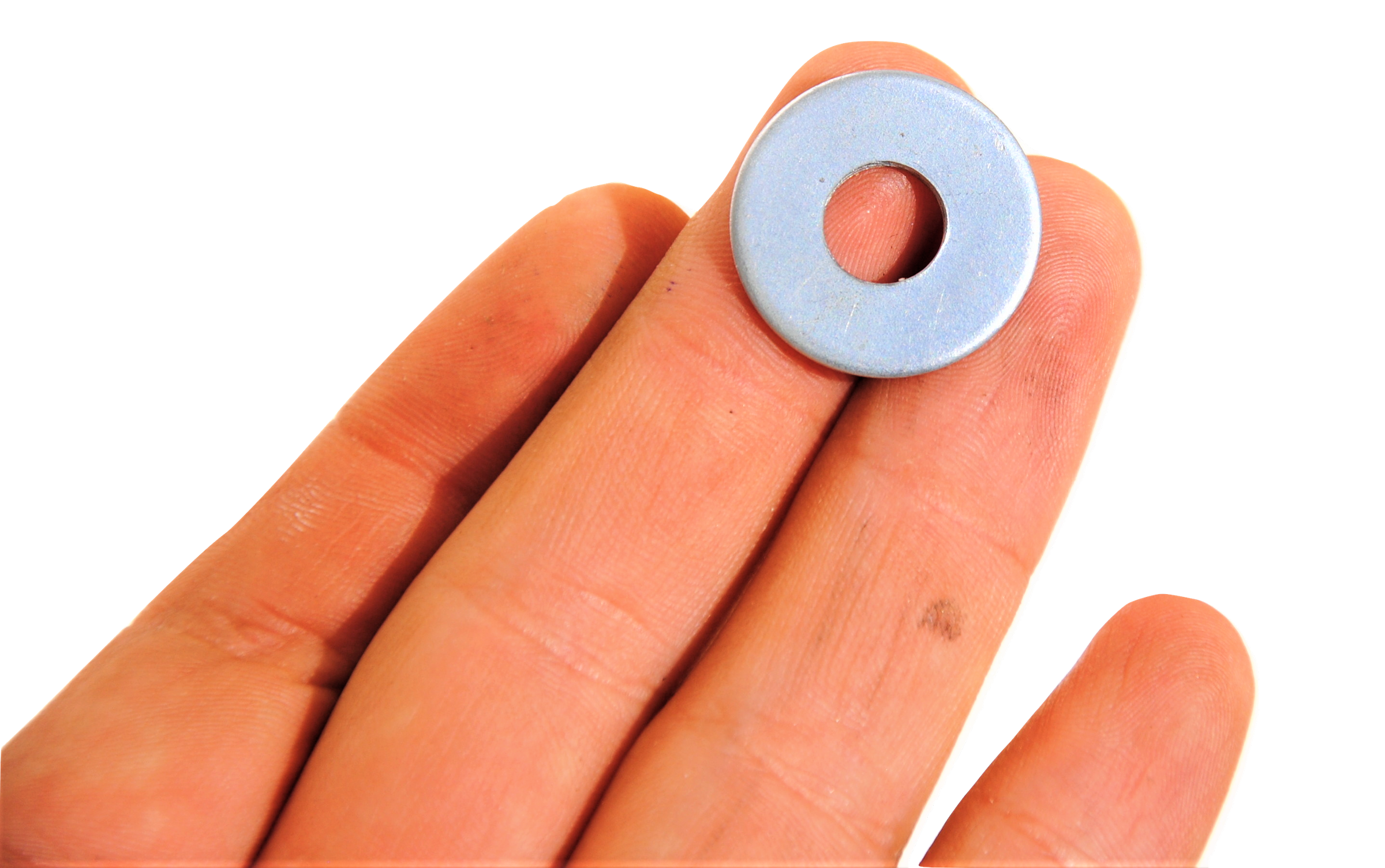 How to Enlarge a Washer (No Drill Press Needed!) : 5 Steps (with ...