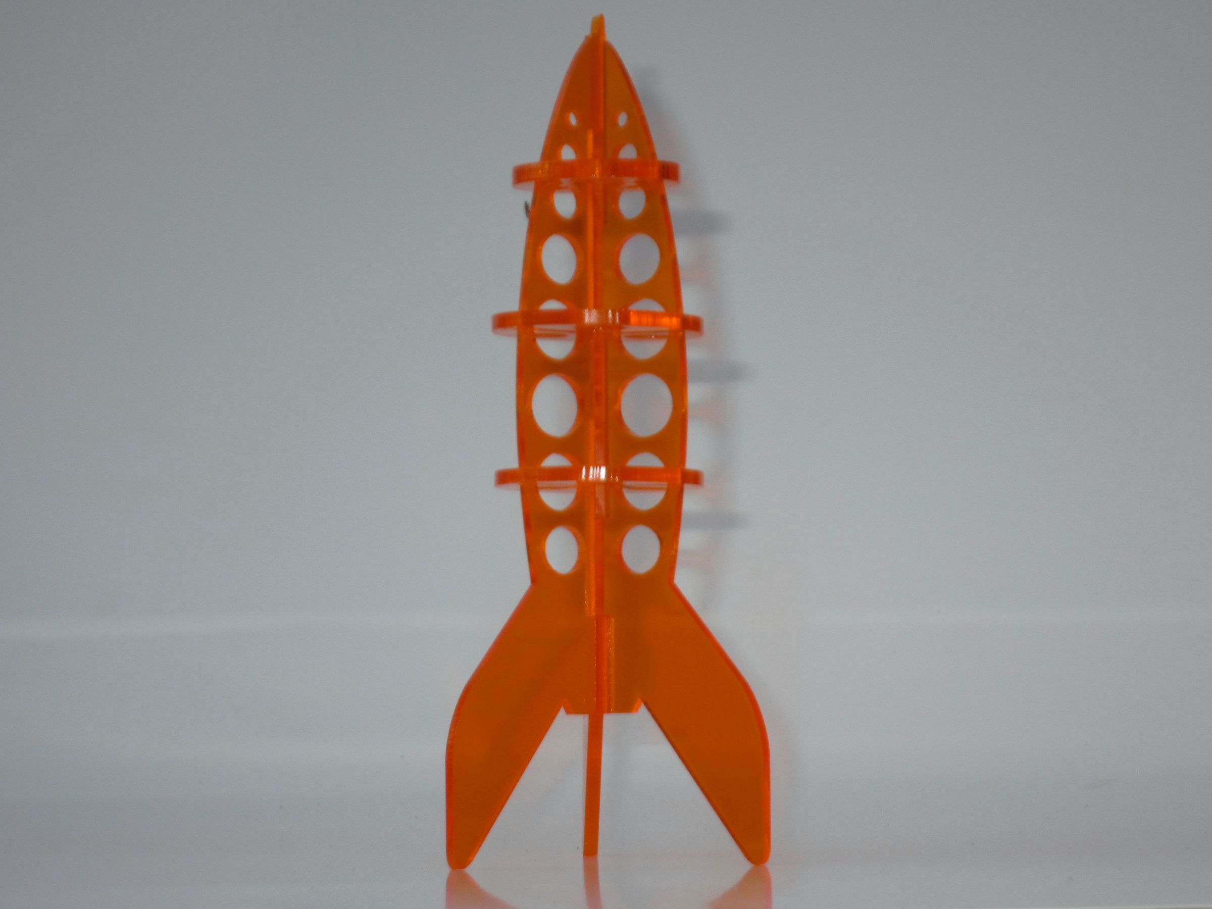 Laser Cut Retro Rocket Model : 3 Steps (with Pictures) - Instructables