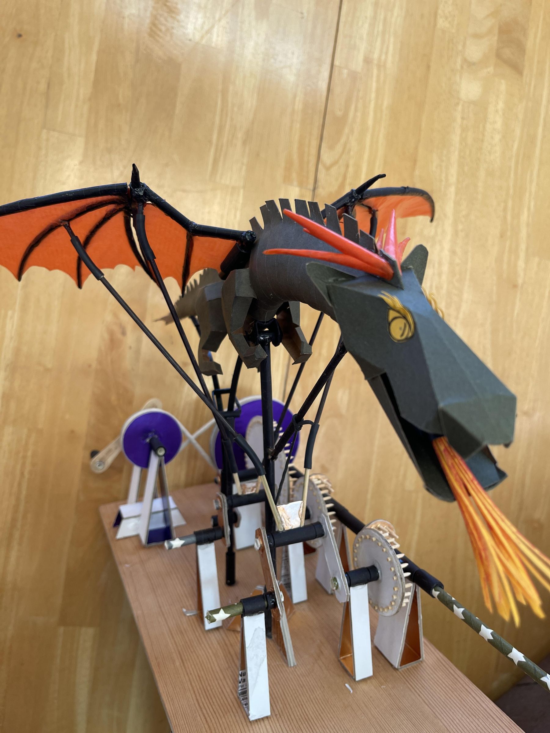 Animatronic Fire Breathing Paper Dragon : 9 Steps (with Pictures ...