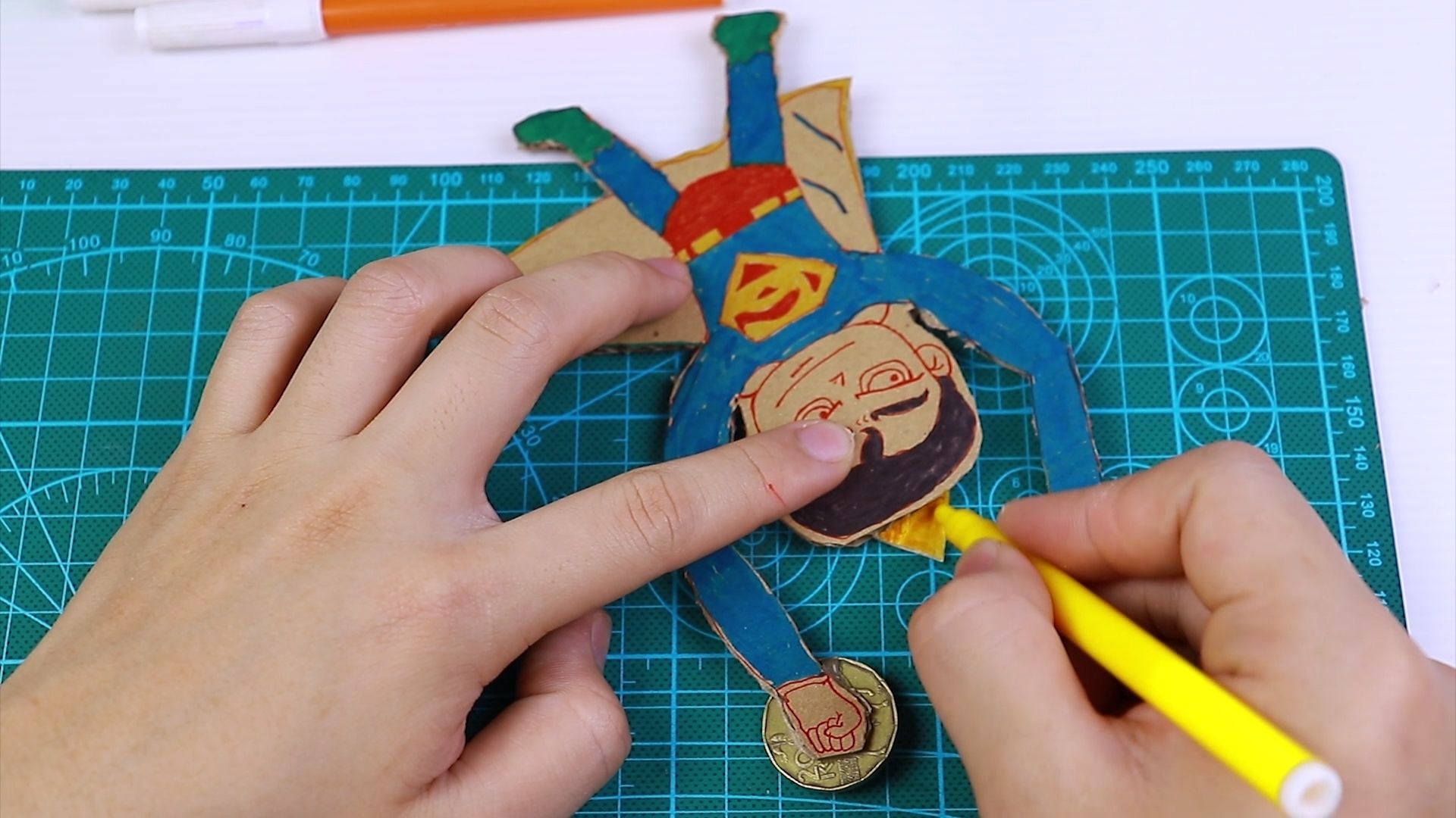 Make MAGIC SUPERMAN Balance From Cardboard : 7 Steps (with Pictures ...