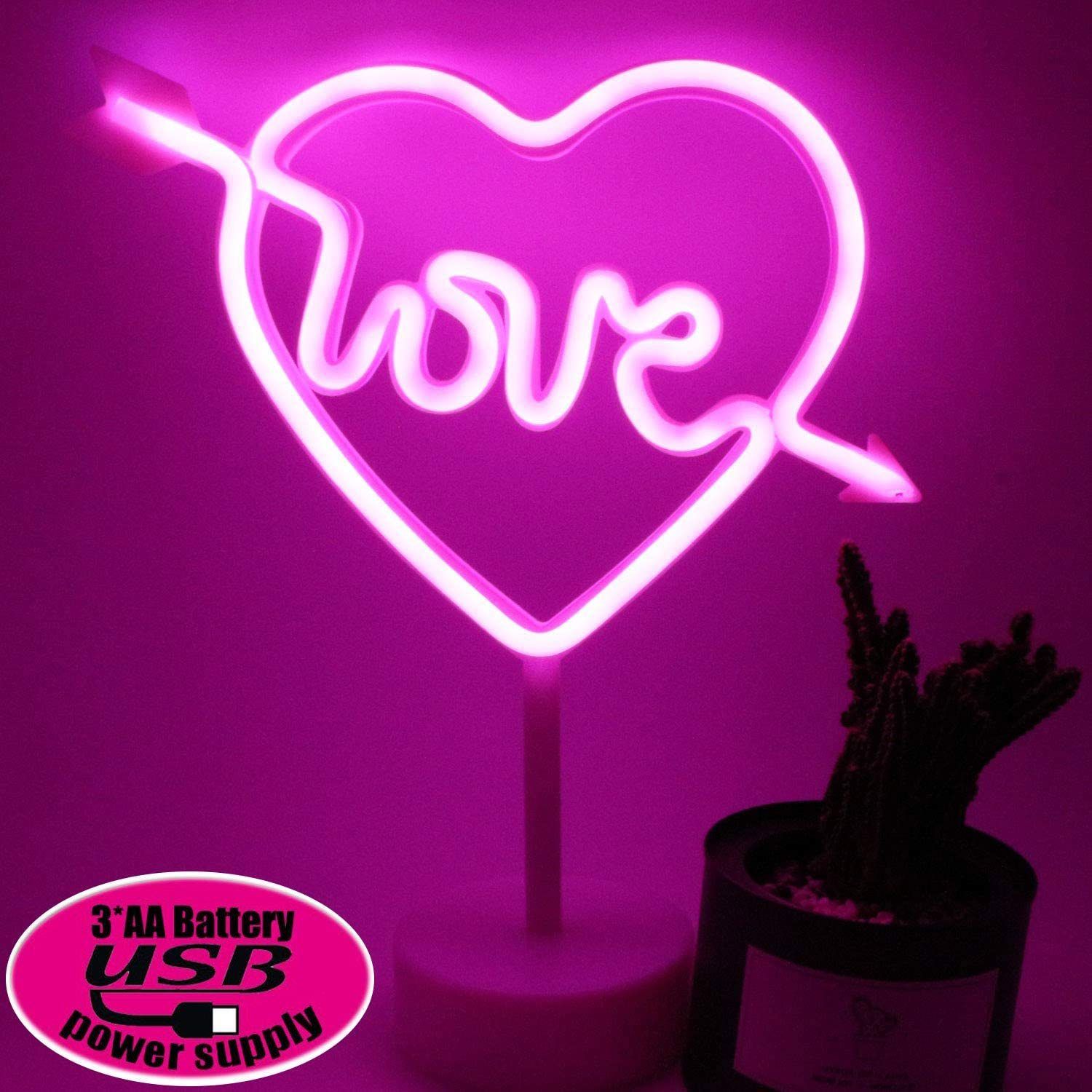 Internet Neon LED Heart Light : 6 Steps (with Pictures) - Instructables