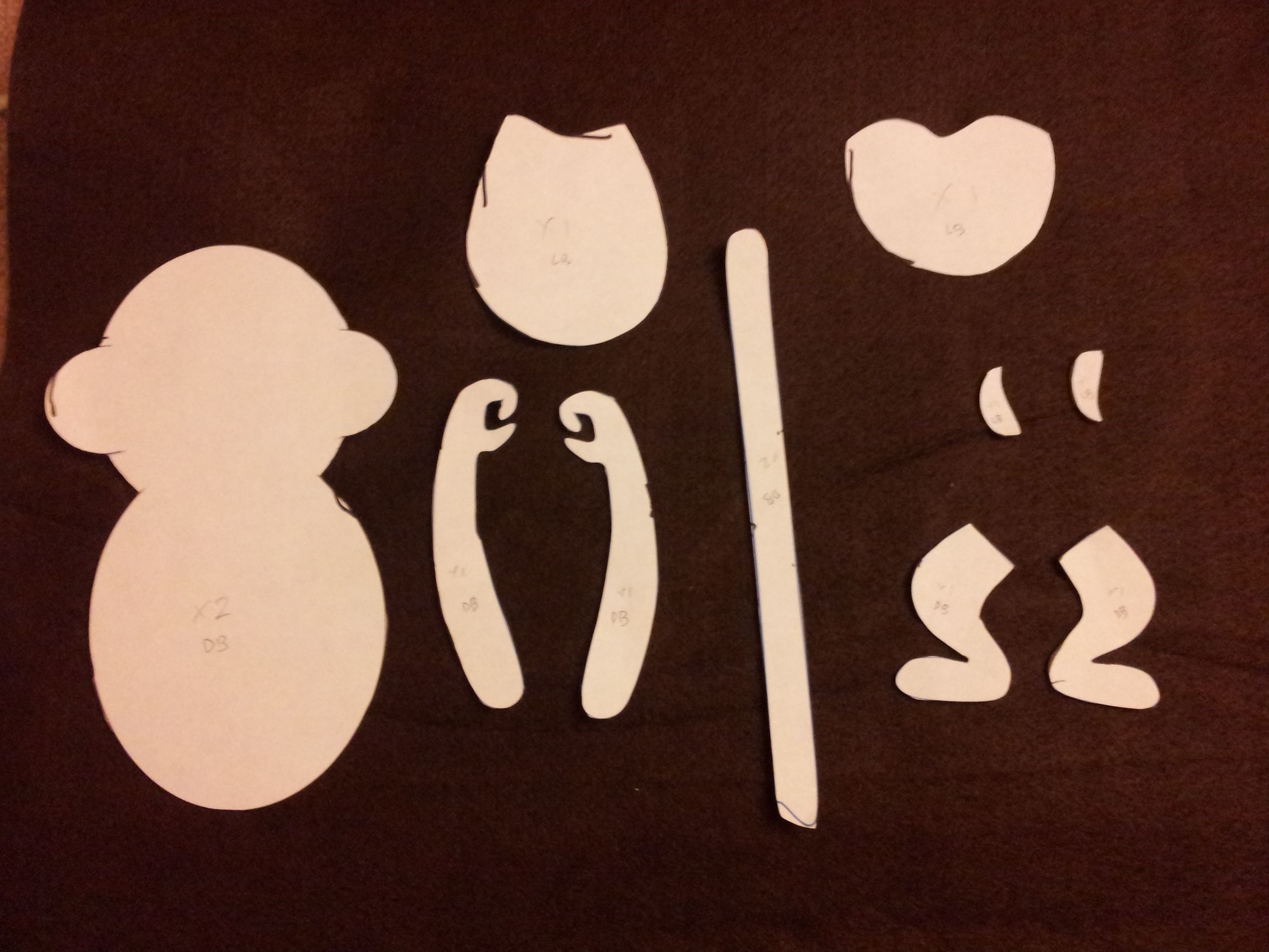 Monkey Body Template