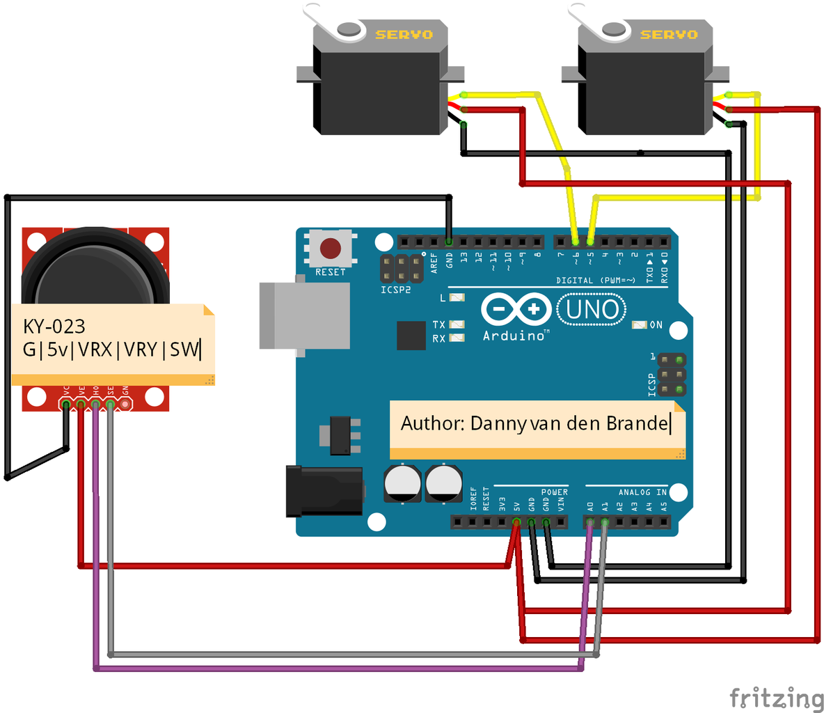 Arduino Webcam Pan Tilt Control Using Servos And Ky 023 Joystick Instructables