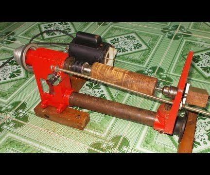 Homemade Wood Mini Lathe With Table Press Drill - Instructables
