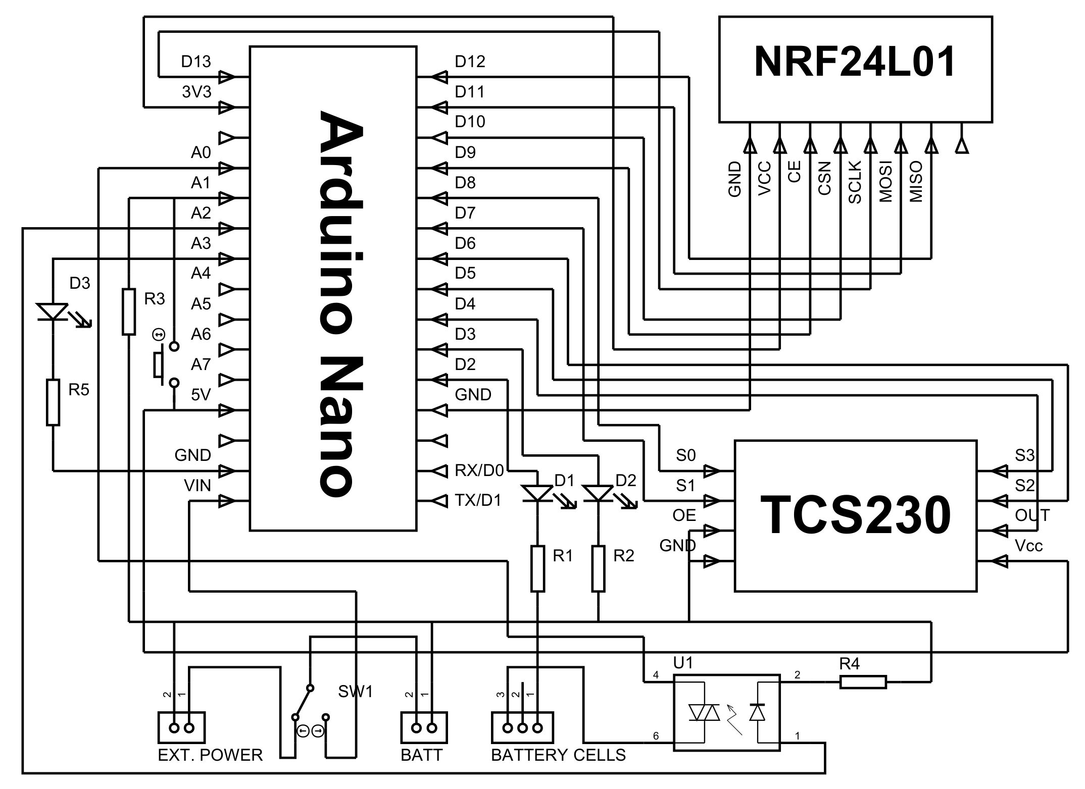 An Arduino WiFi Network (Sensors and Actuators) - the Sensor of Color ...