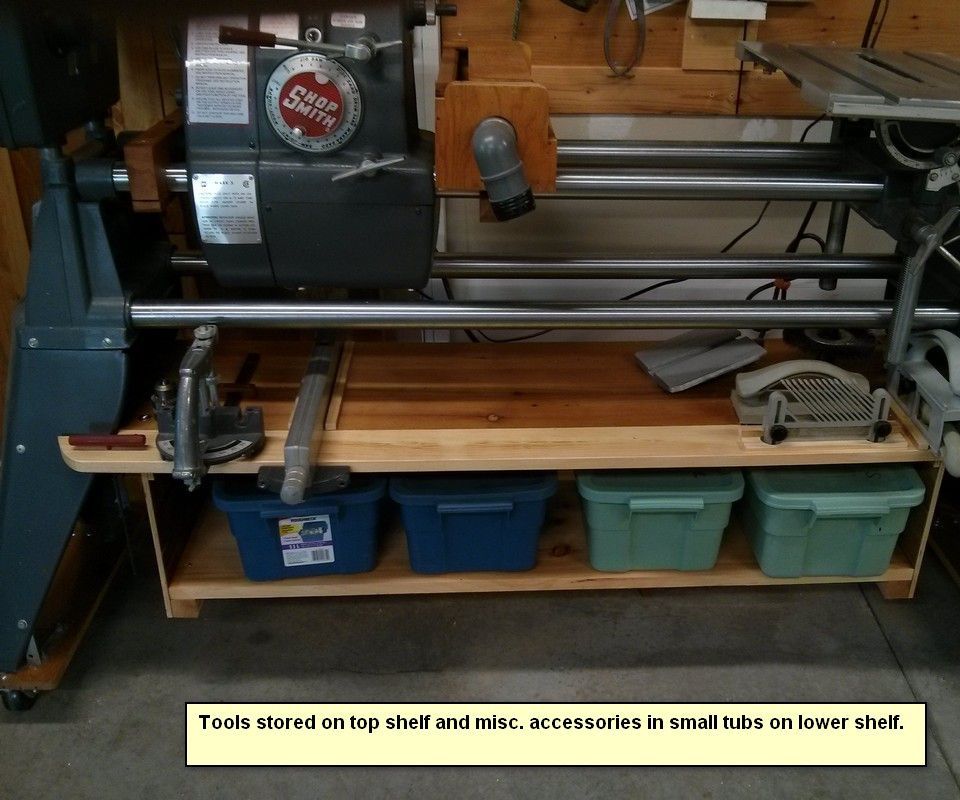 Build an Accessory Shelf for a ShopSmith Mark V : 4 Steps - Instructables