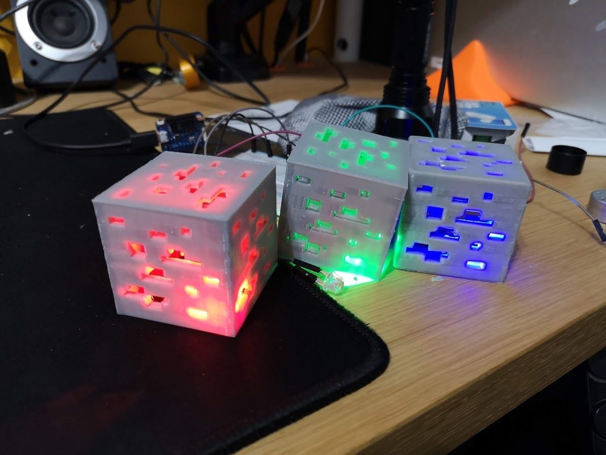 Minecraft Inspired Brick Night Light : 5 Steps (with Pictures ...