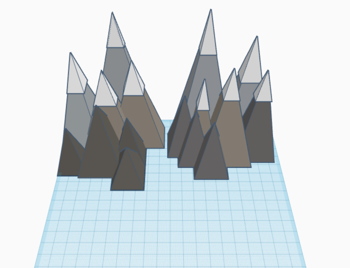 Mountain Waterfall Scenery- TinkerCad : 4 Steps - Instructables