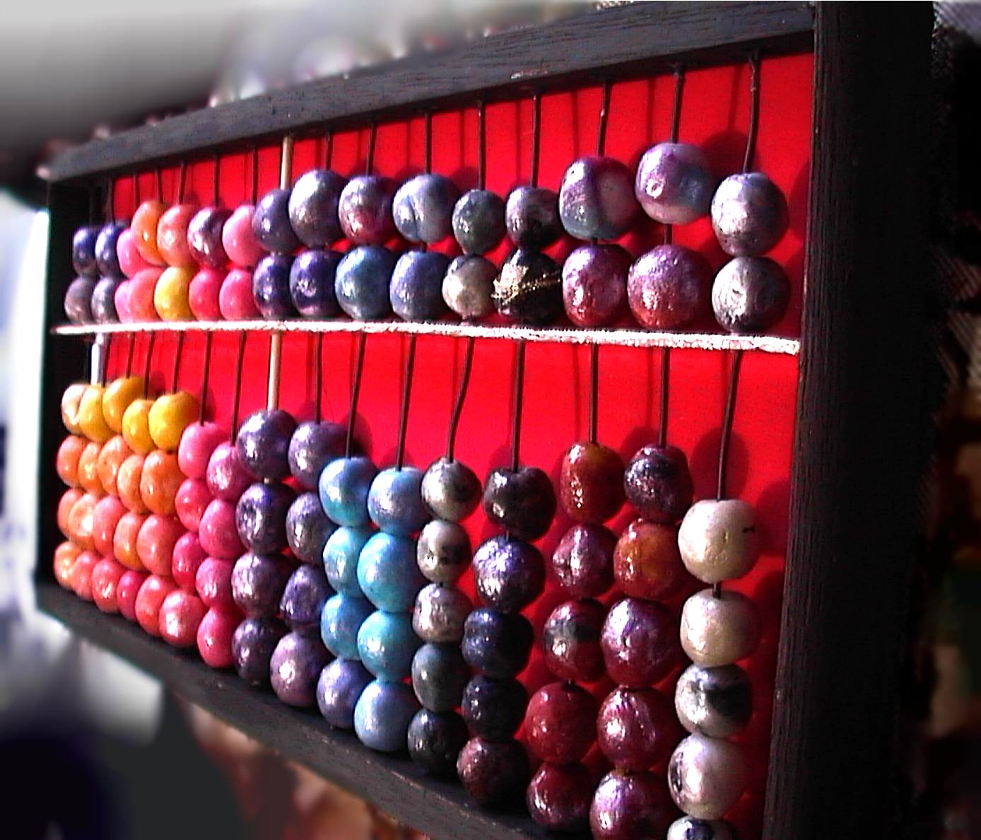 Make Cold Porcelain Clay Beads & Wooden Toy Abacus (Soroban) : 9 Steps ...