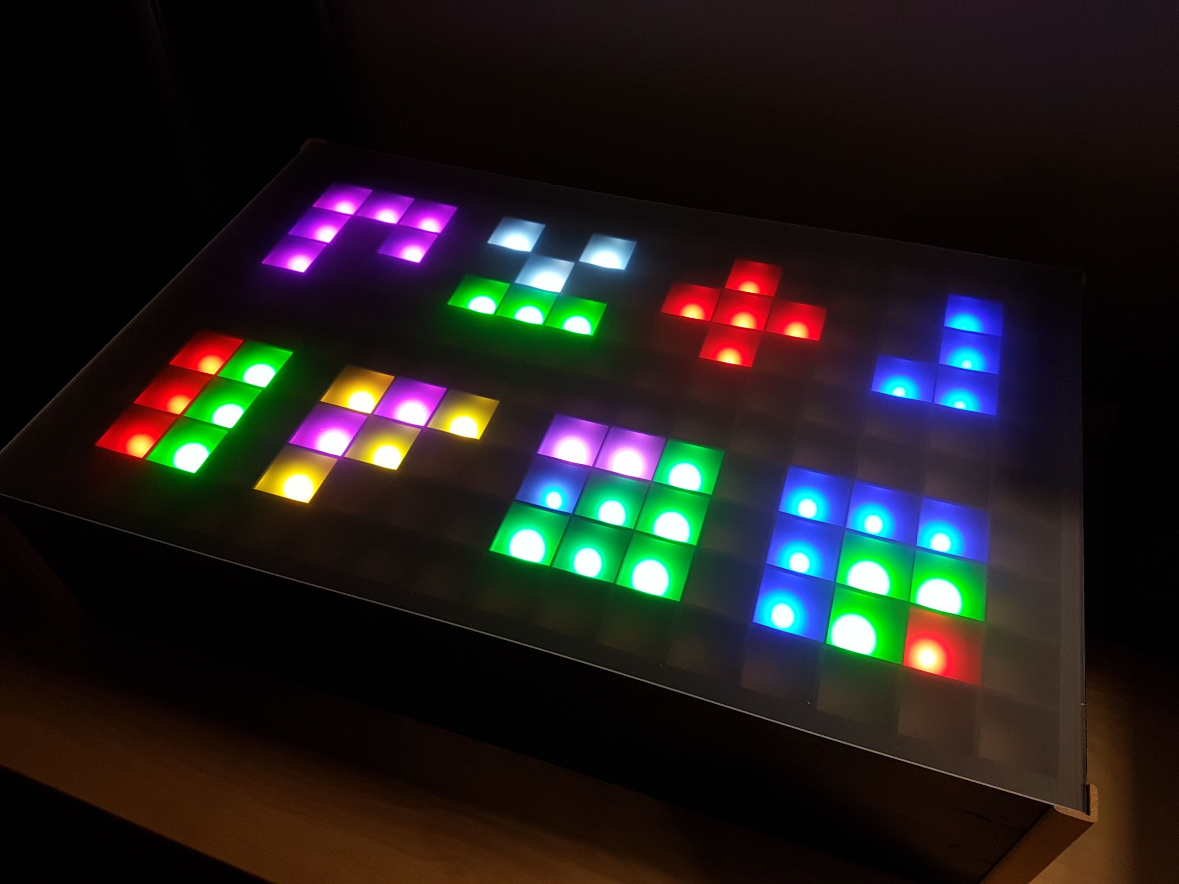 RGB LED Pixel Touch Reactive Gaming Table : 19 Steps (with Pictures ...