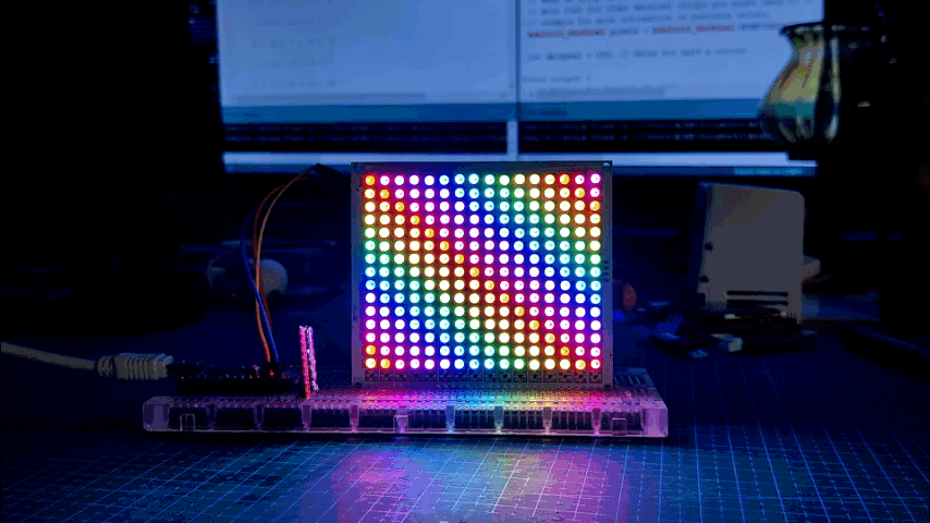Custom 16x16 WS2812 Mini Matrix Project : 15 Steps (with Pictures ...