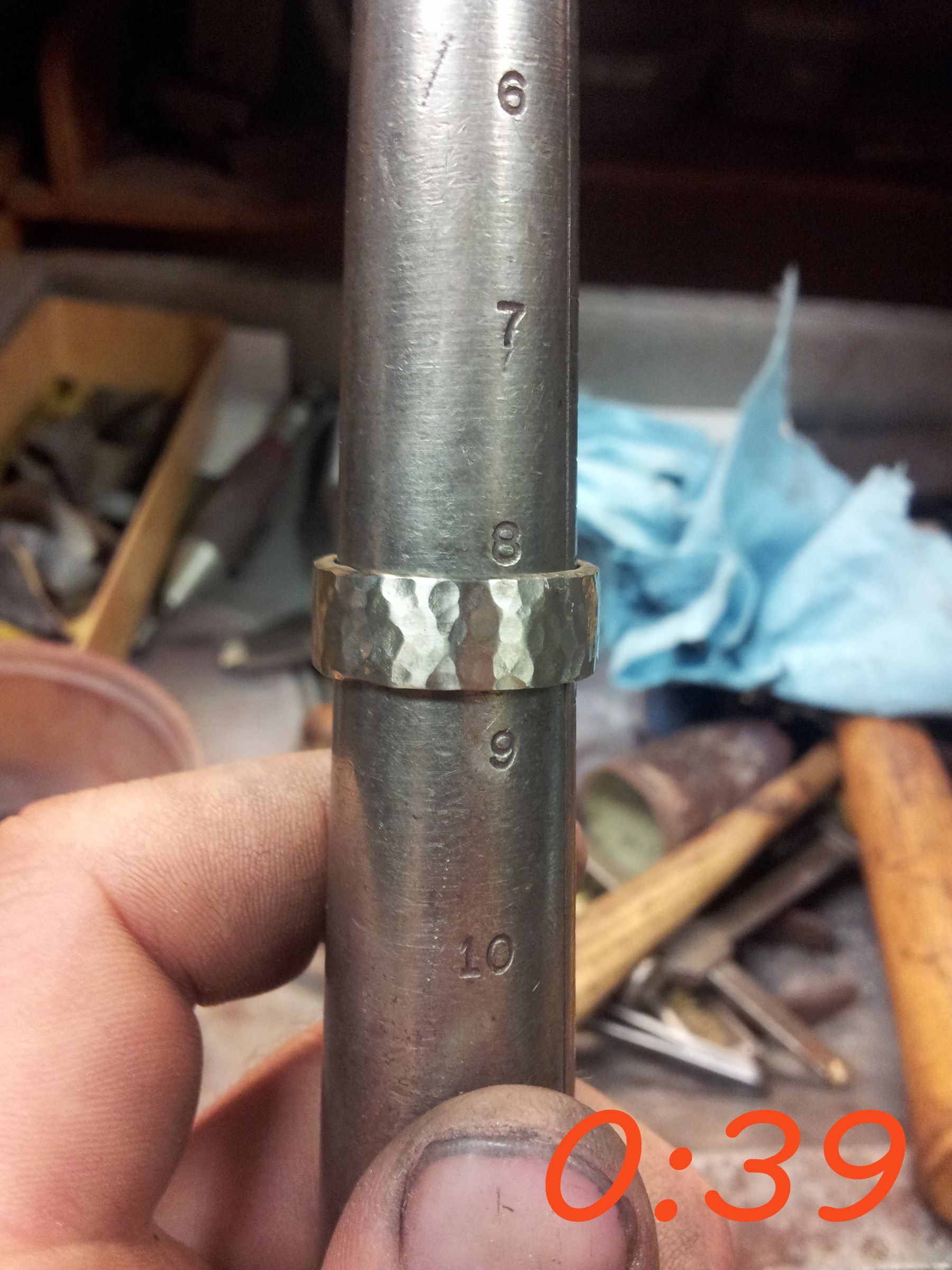 Making a Ring With a Hammered Finish in Less Than an Hour (from Scratch ...