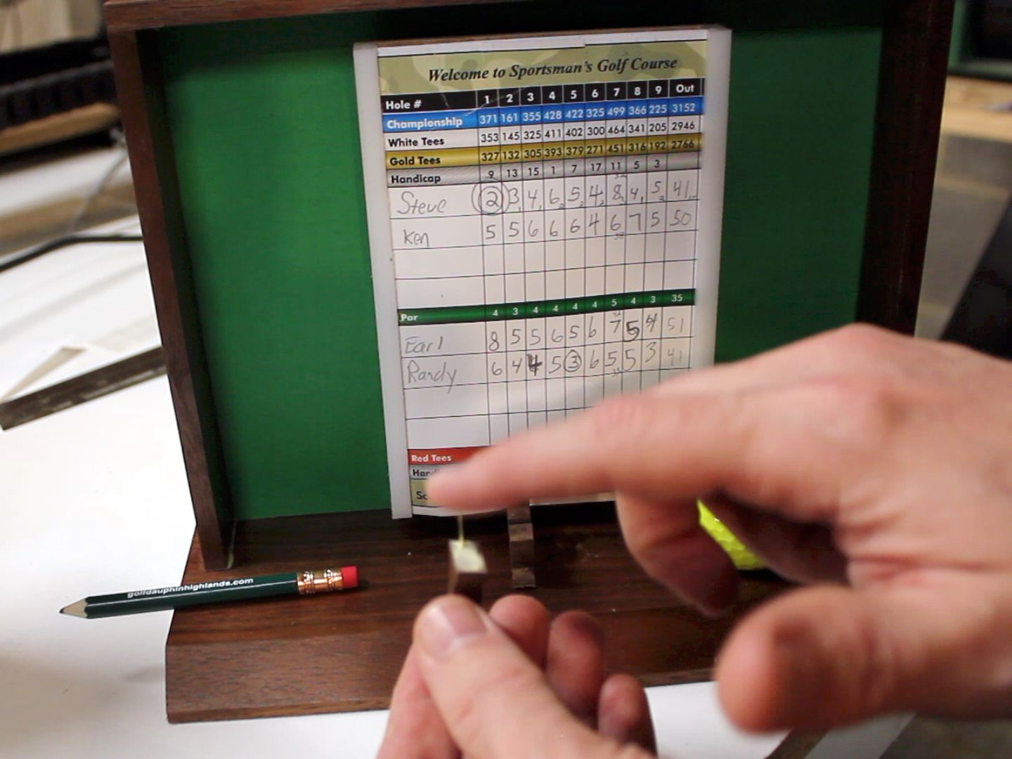 Golf Scorecard Display Case, Easy Joinery! : 6 Steps (with Pictures ...