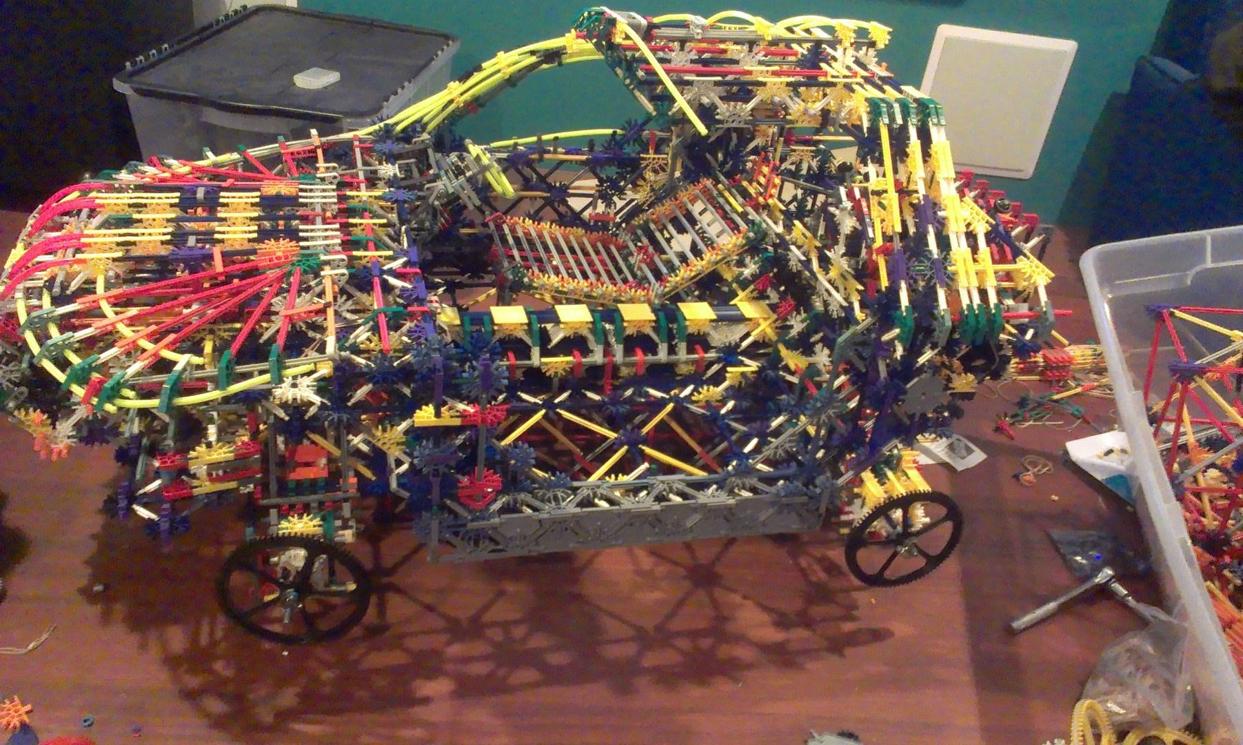 Big Mechanical K'nex Car : 3 Steps (with Pictures) - Instructables