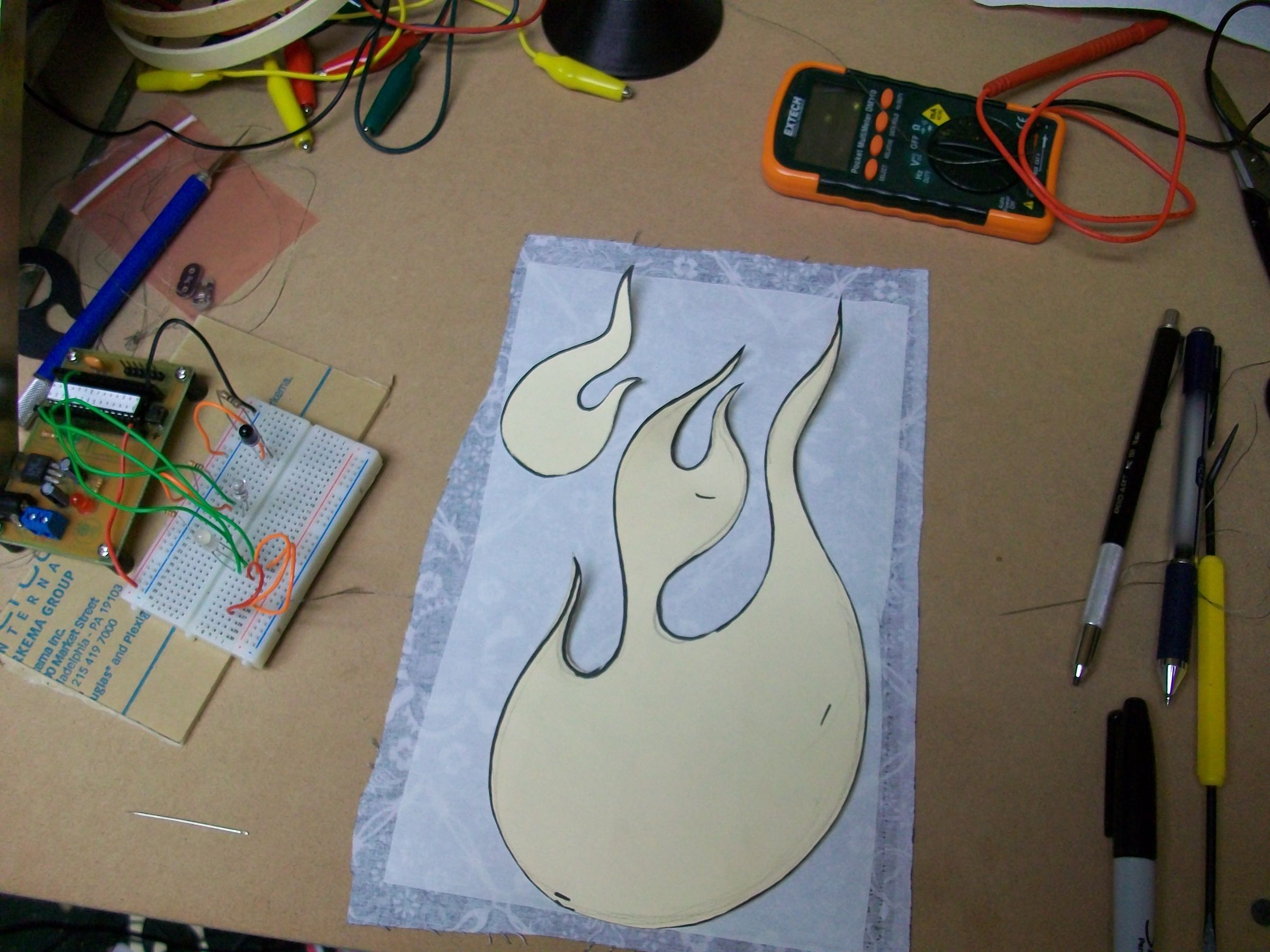 Arduino Lilypad Interactive Passion Sensing Scarf : 7 Steps (with ...