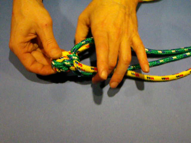 Four Strand Crown Knot